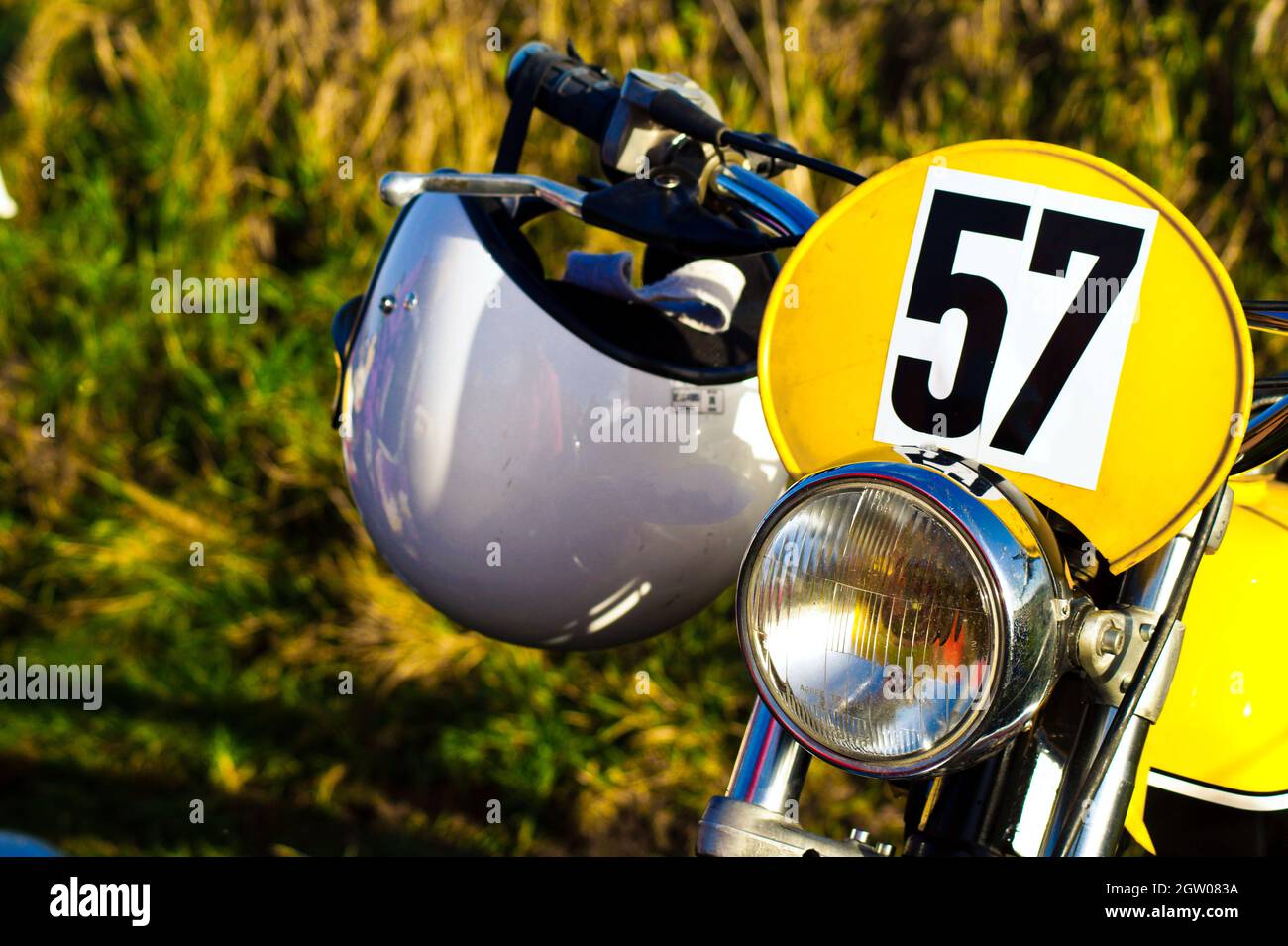 Hanging motorcycle helmet hi-res stock photography and images - Alamy