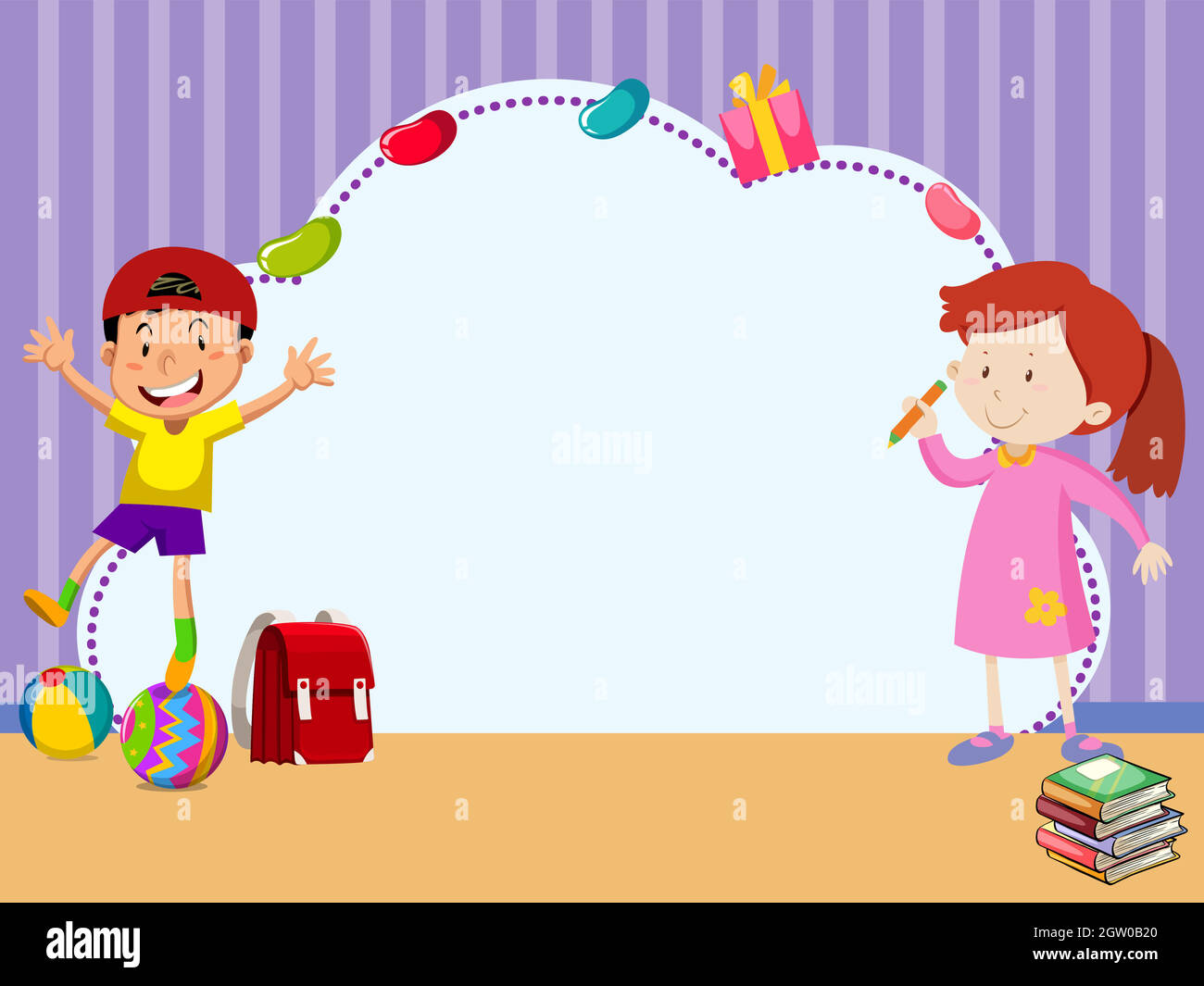 Kids Border Clip Art
