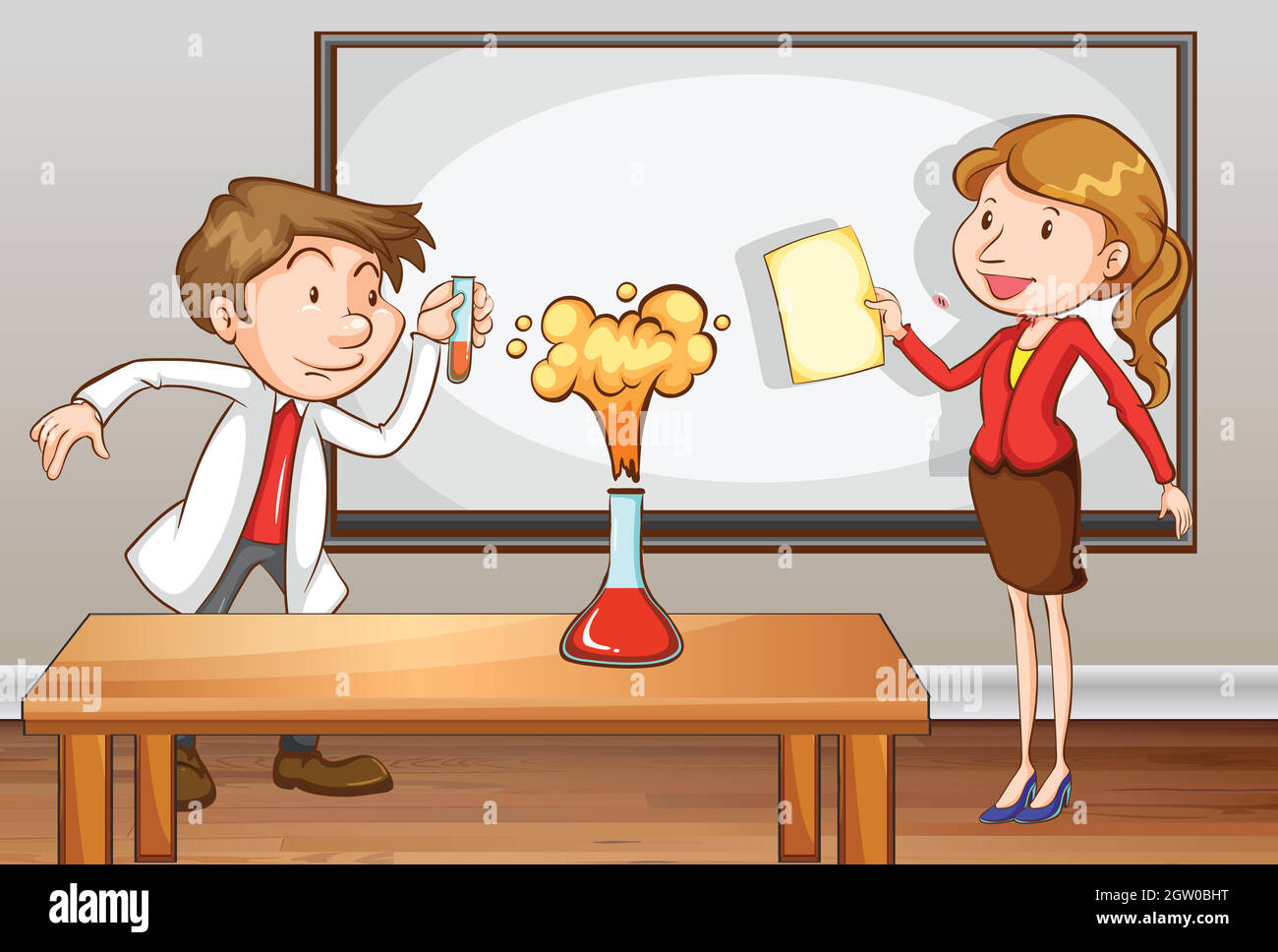 People in the background table in front Stock Vector Images - Alamy