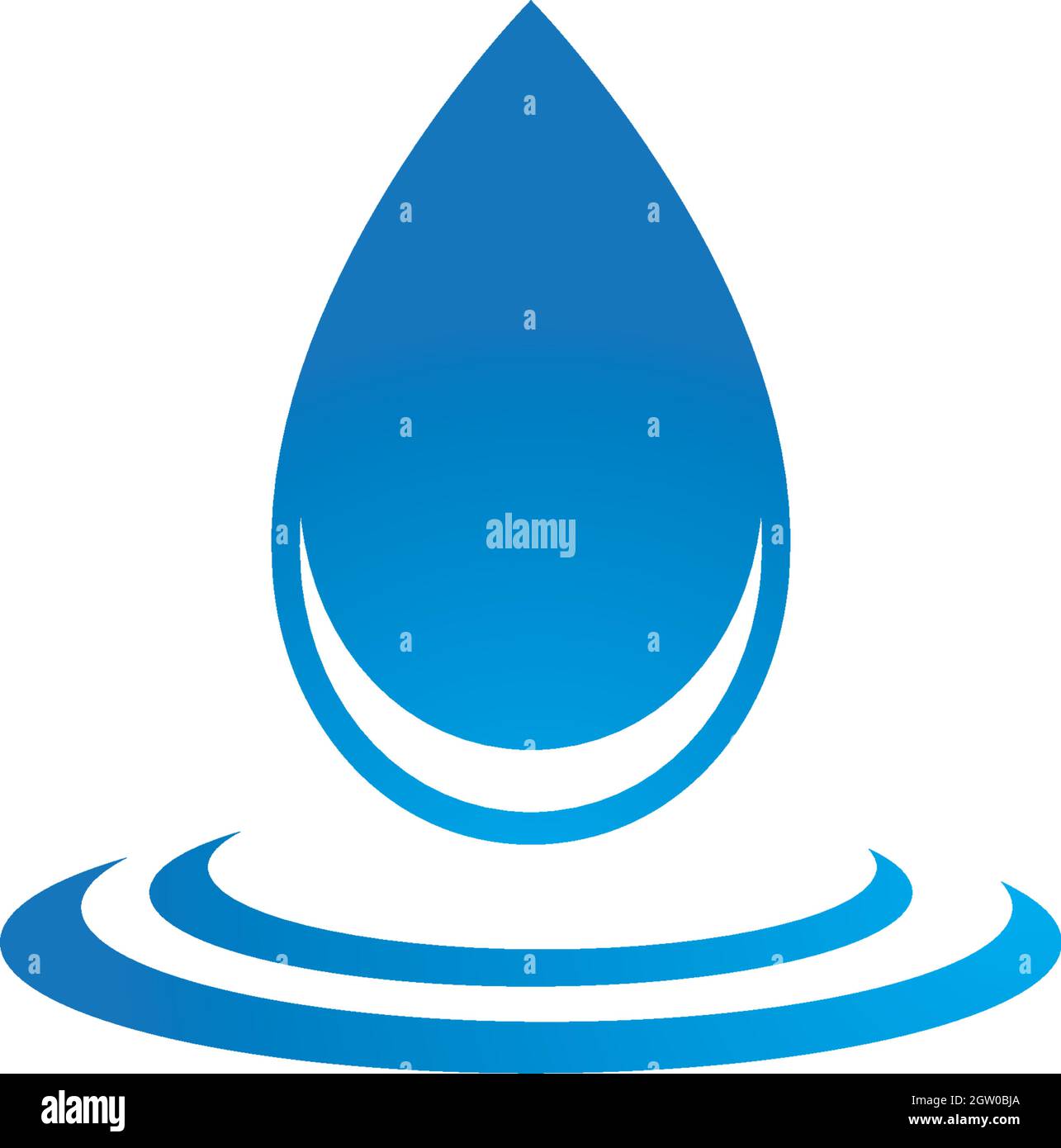 water drop Logo Template vector illustration design Stock Vector Image ...