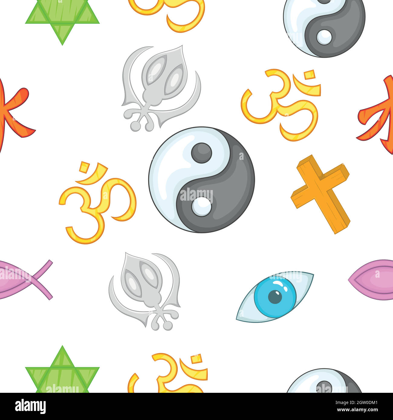 David star pattern seamless Stock Vector Images - Alamy