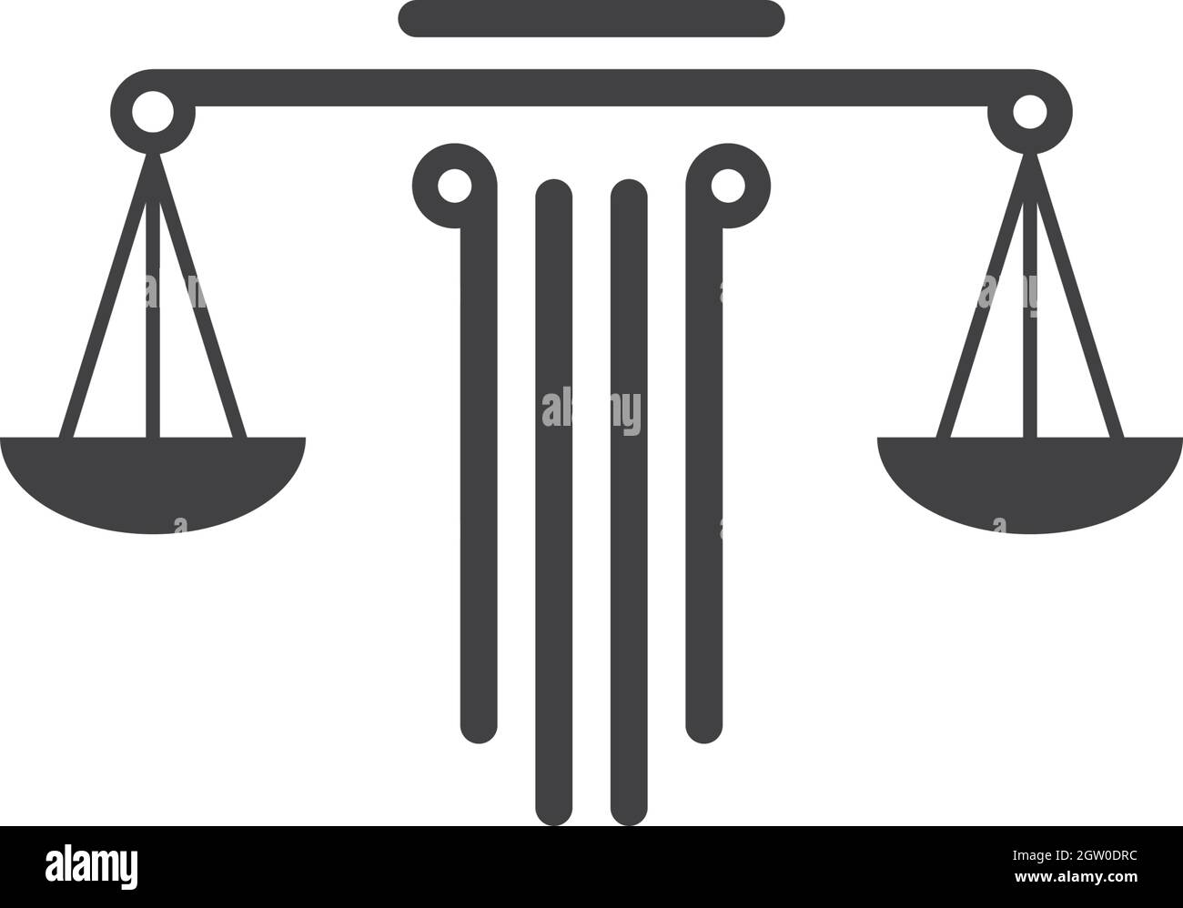 law logo vector icon template Stock Vector Image & Art - Alamy