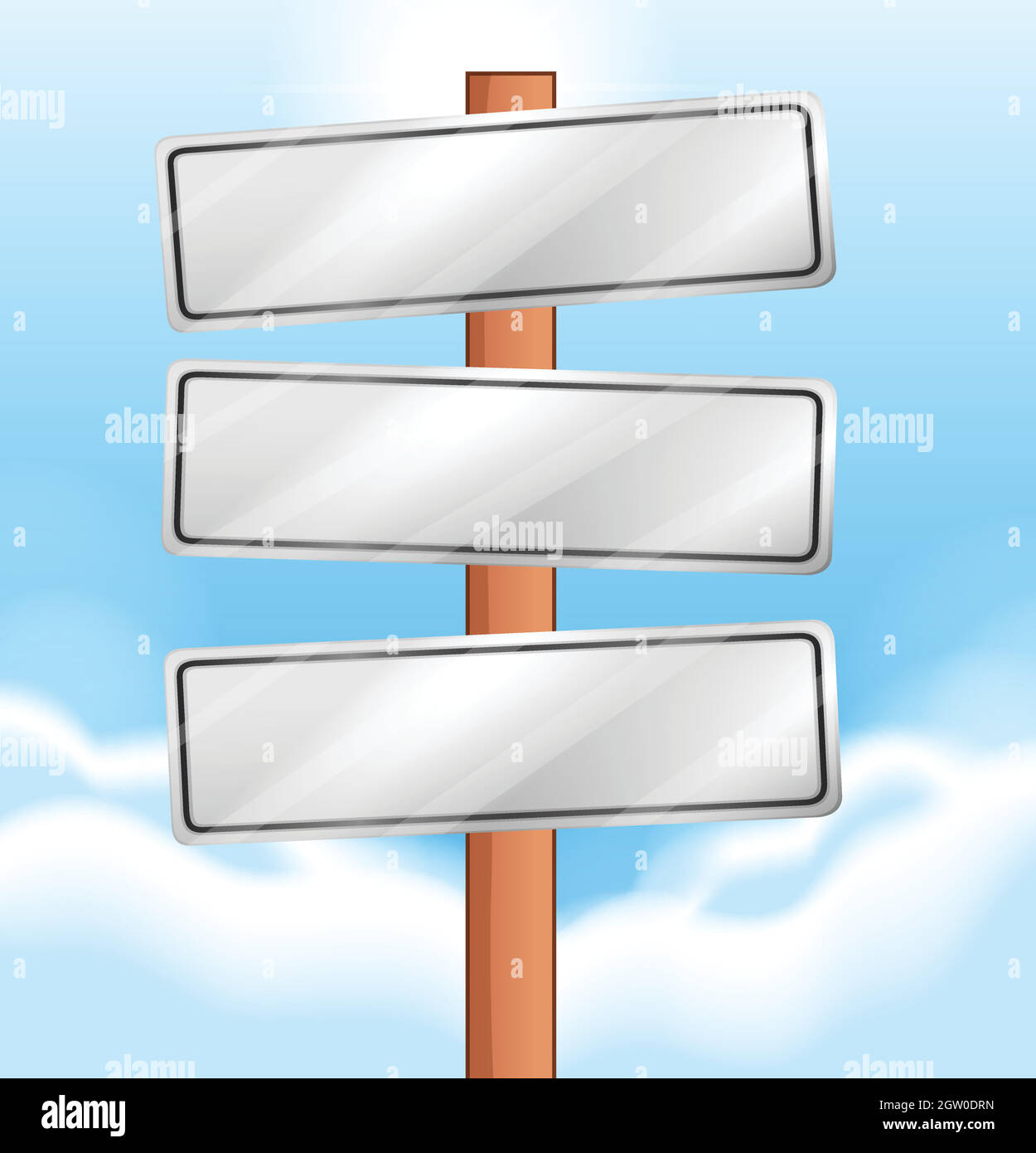 Wooden round poster frame Stock Vector Images - Alamy