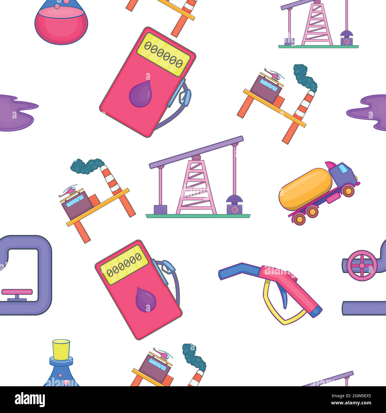 Oil cartoon hi-res stock photography and images - Alamy