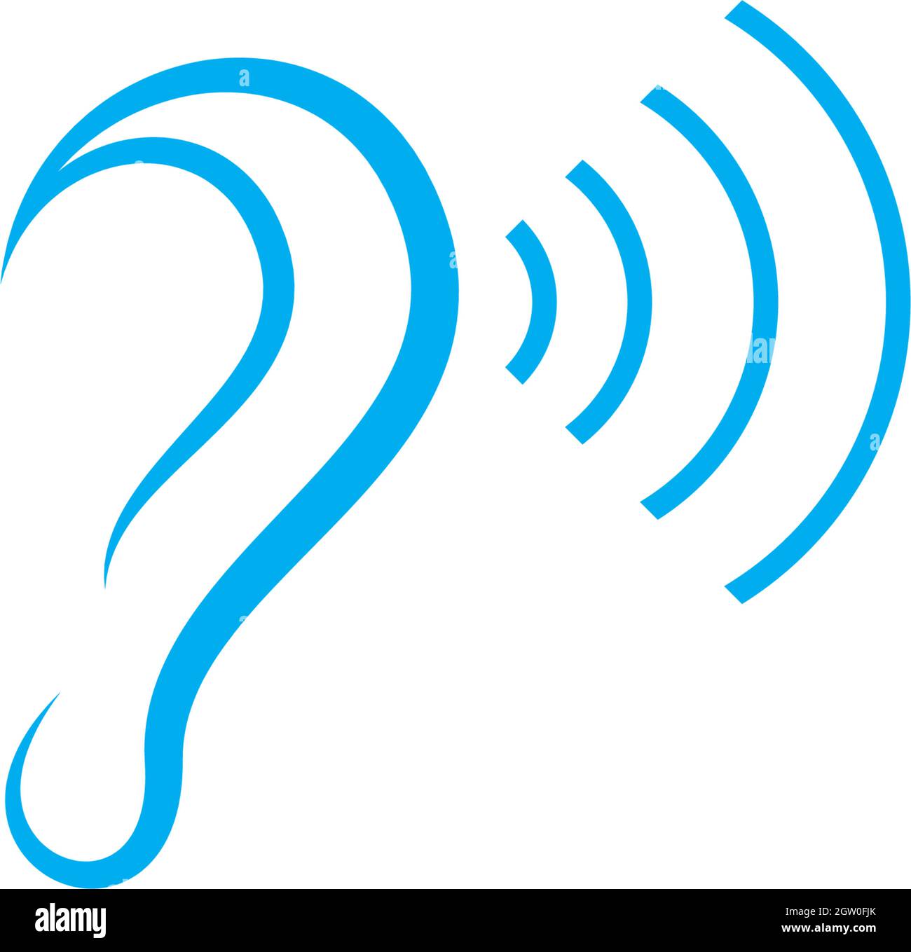 Hearing Logo Template vector icon design Stock Vector Image & Art - Alamy