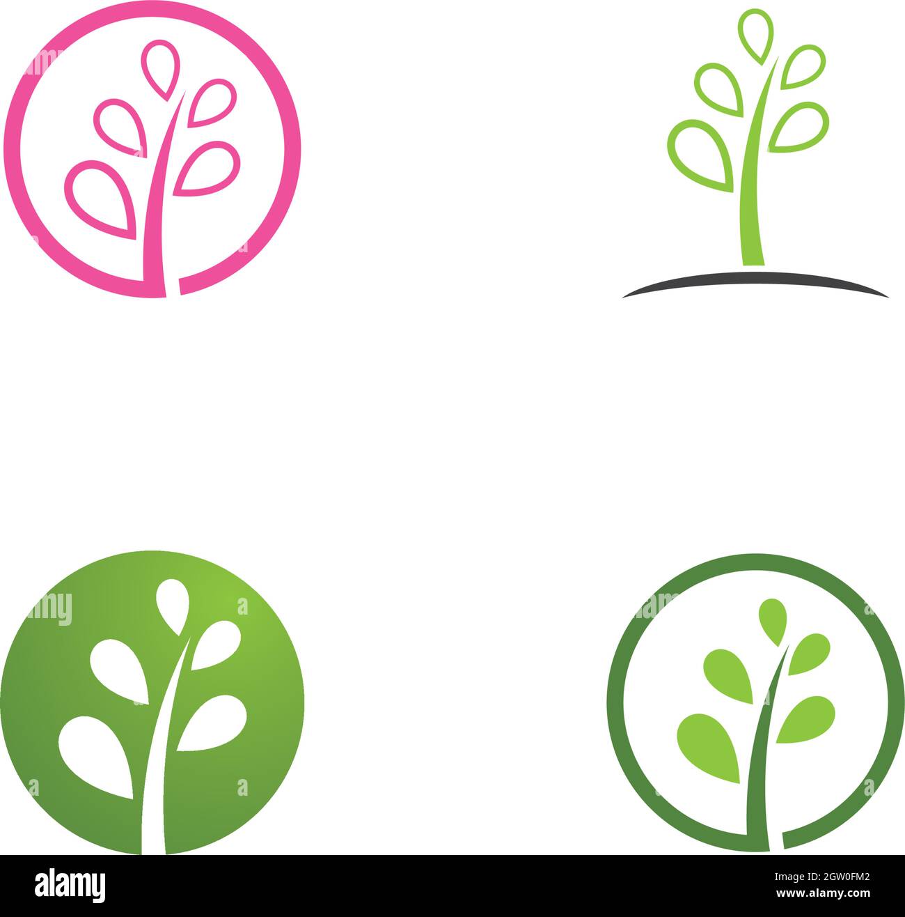 Logos of green leaf ecology nature element vector icon Stock Vector ...