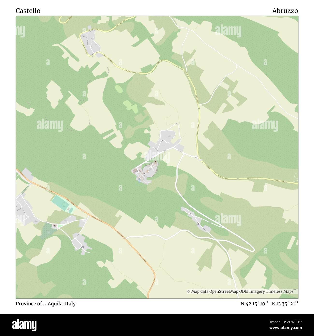 Castello plan map hi-res stock photography and images - Alamy