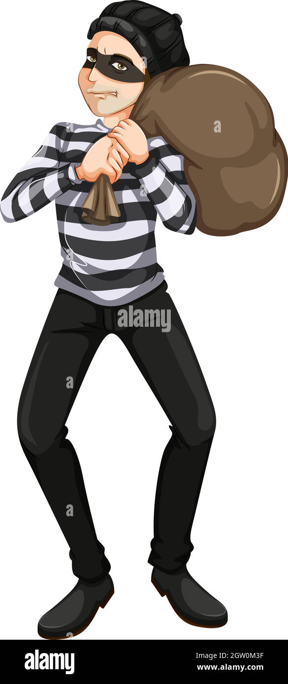A male robber Stock Vector Image & Art - Alamy