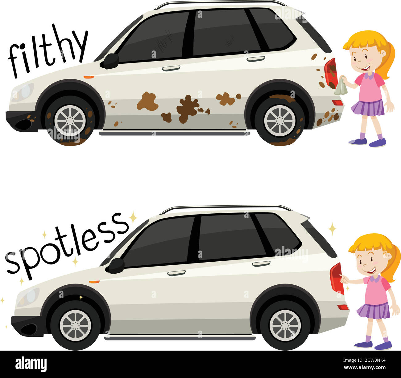 Opposites clipart hi-res stock photography and images - Alamy