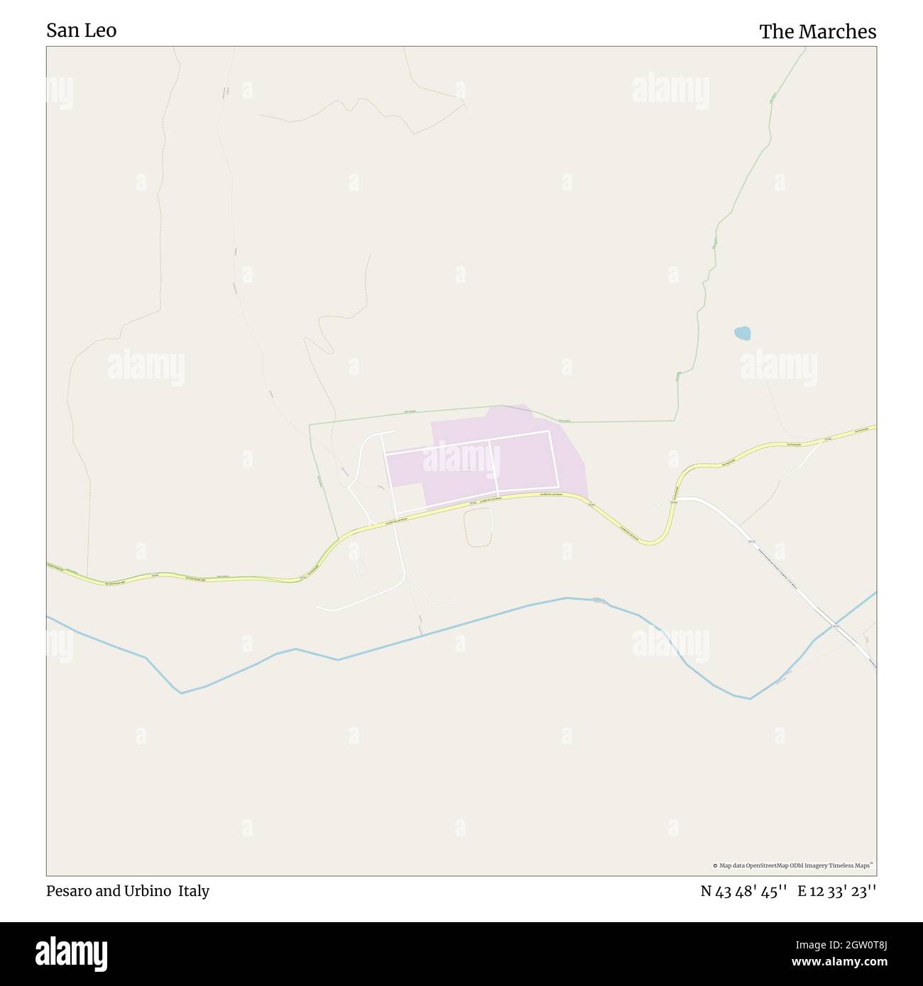 San Leo, Pesaro and Urbino, Italy, The Marches, N 43 48' 45'', E 12 33 ...