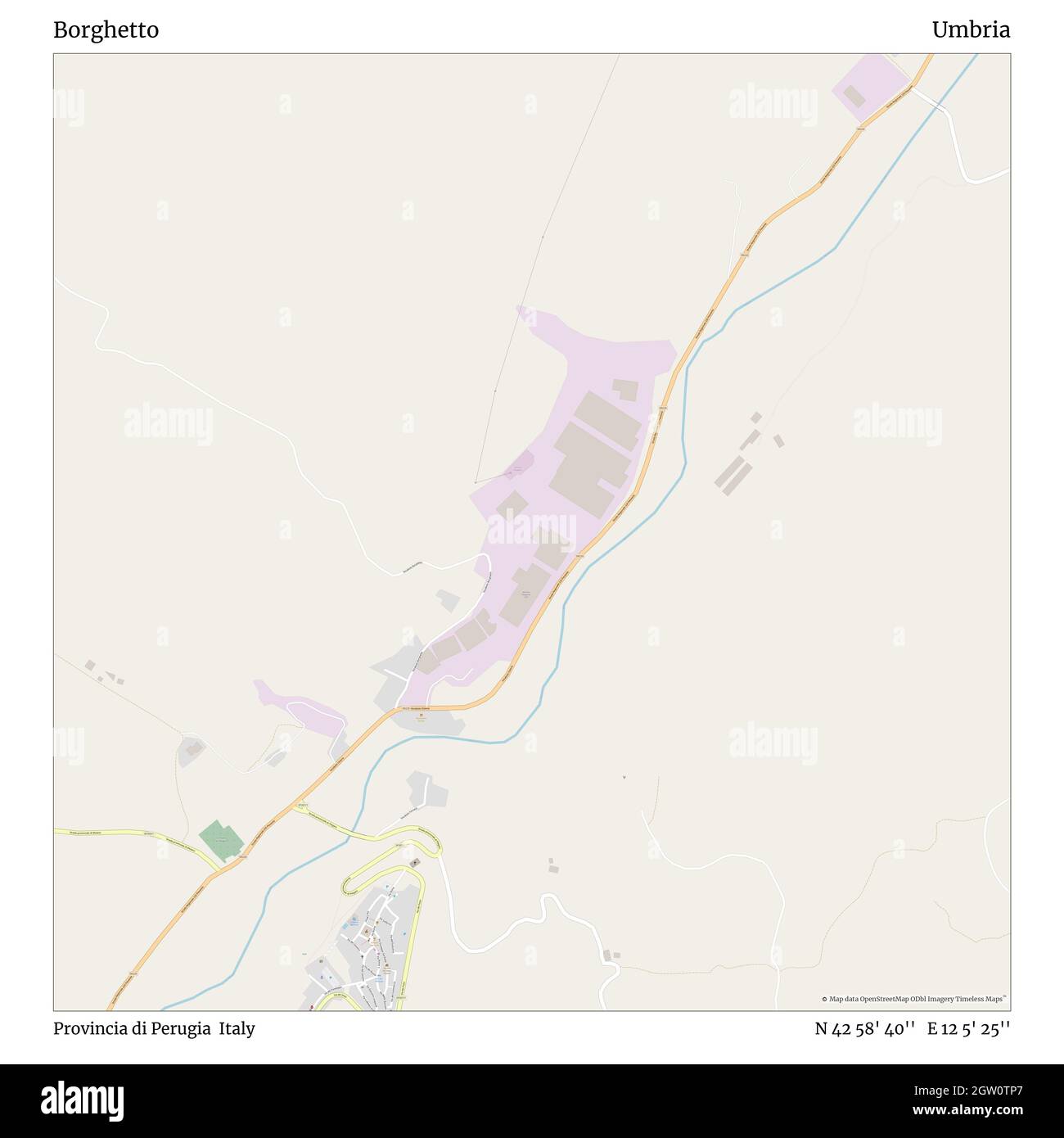 Borghetto, Provincia di Perugia, Italy, Umbria, N 42 58' 40'', E 12 5 ...