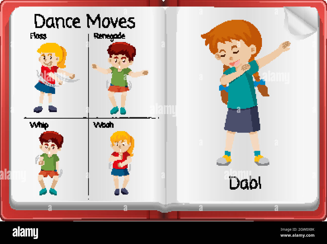 Open activity diary page Stock Vector Image & Art - Alamy