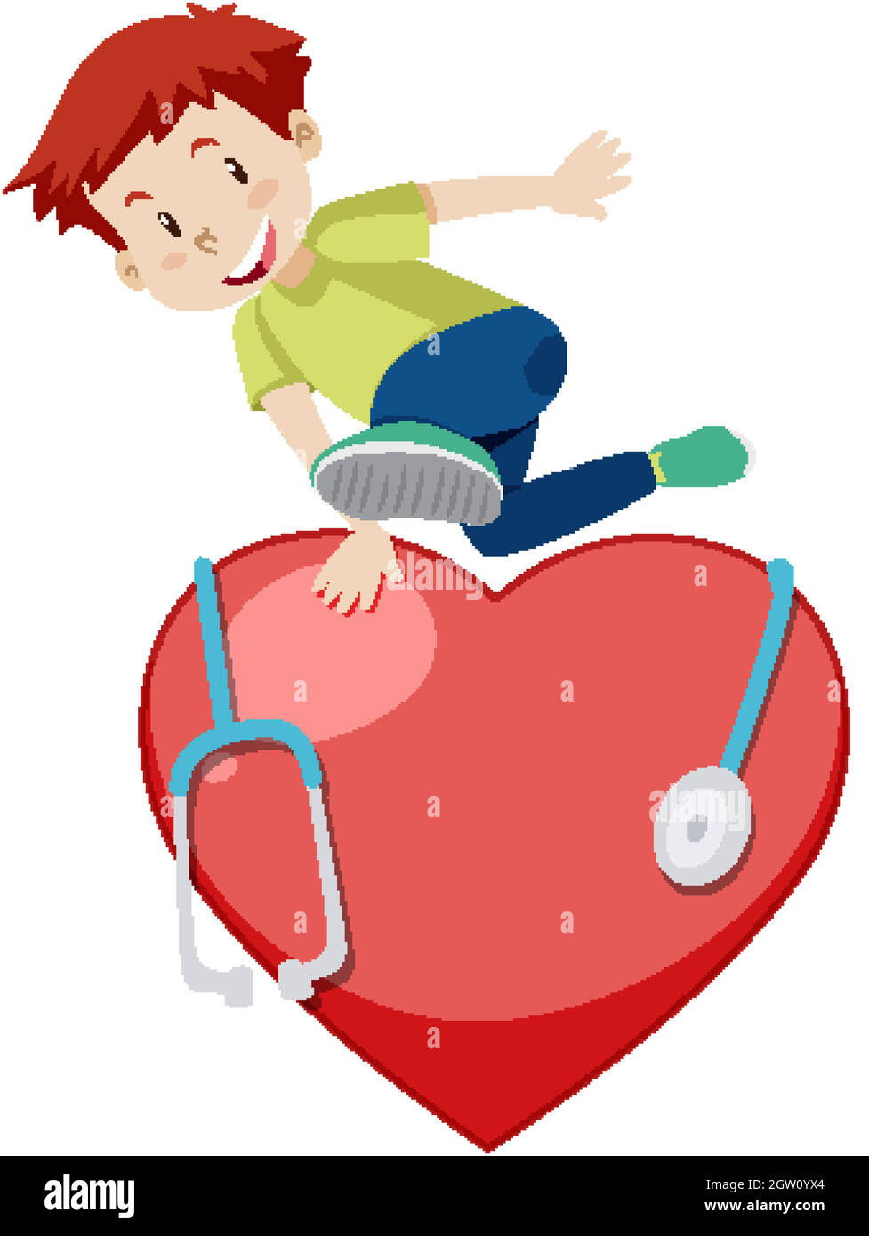 Jumping heart hi-res stock photography and images - Alamy