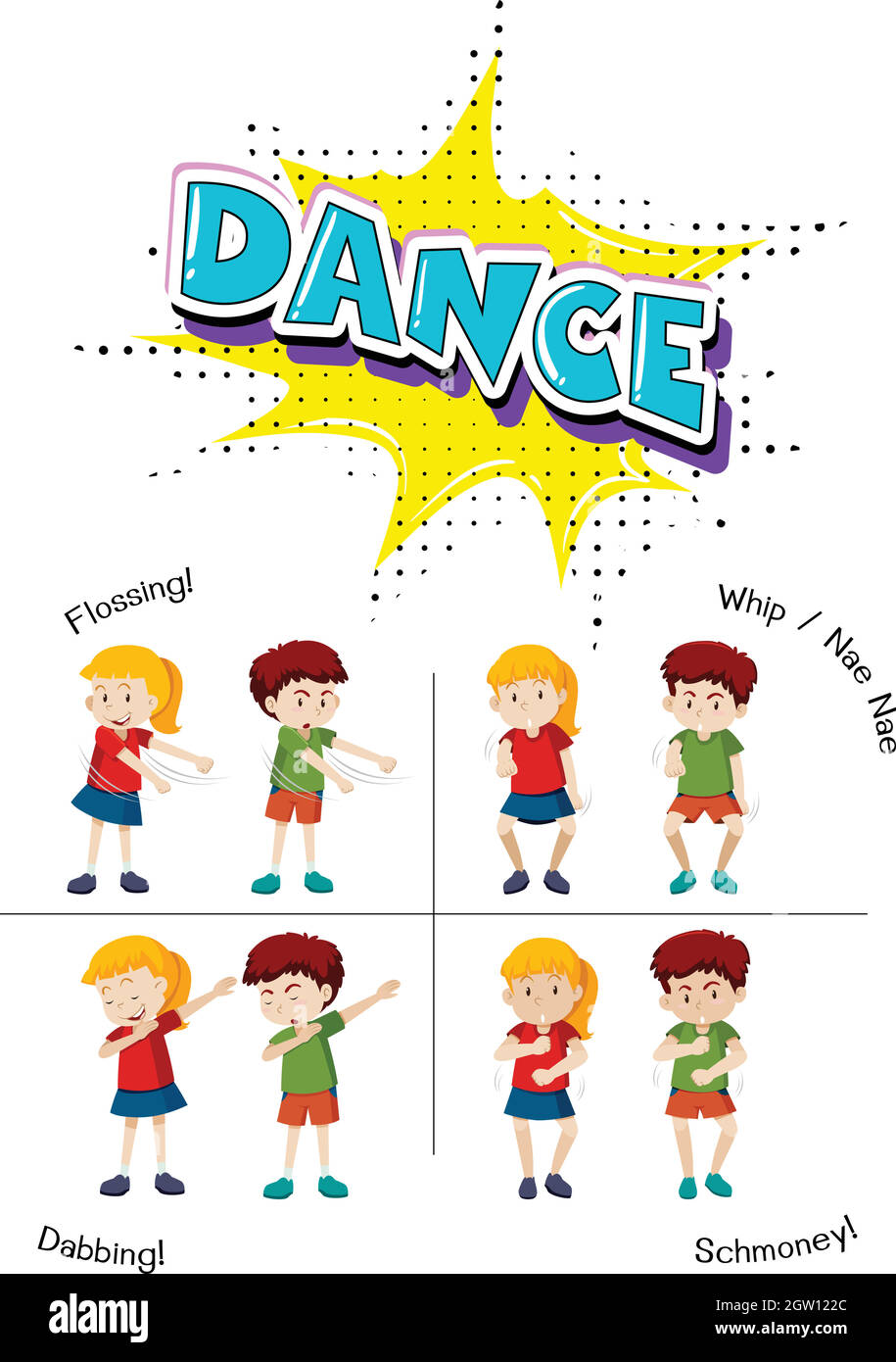 Disco dance young people Stock Vector Images - Alamy