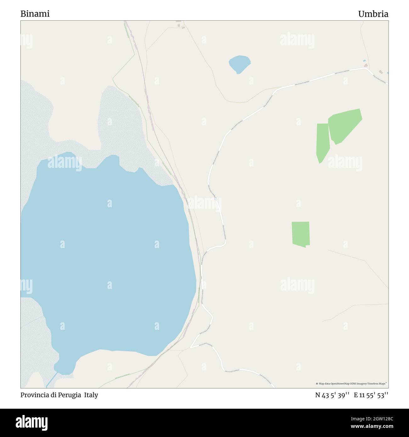 Binami, Provincia di Perugia, Italy, Umbria, N 43 5' 39'', E 11 55' 53 ...
