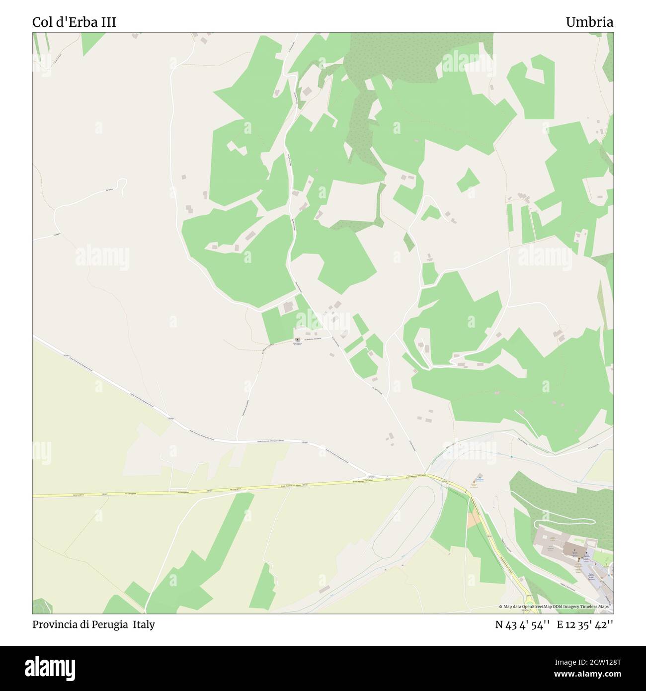 Col d'Erba III, Provincia di Perugia, Italy, Umbria, N 43 4' 54'', E 12 ...