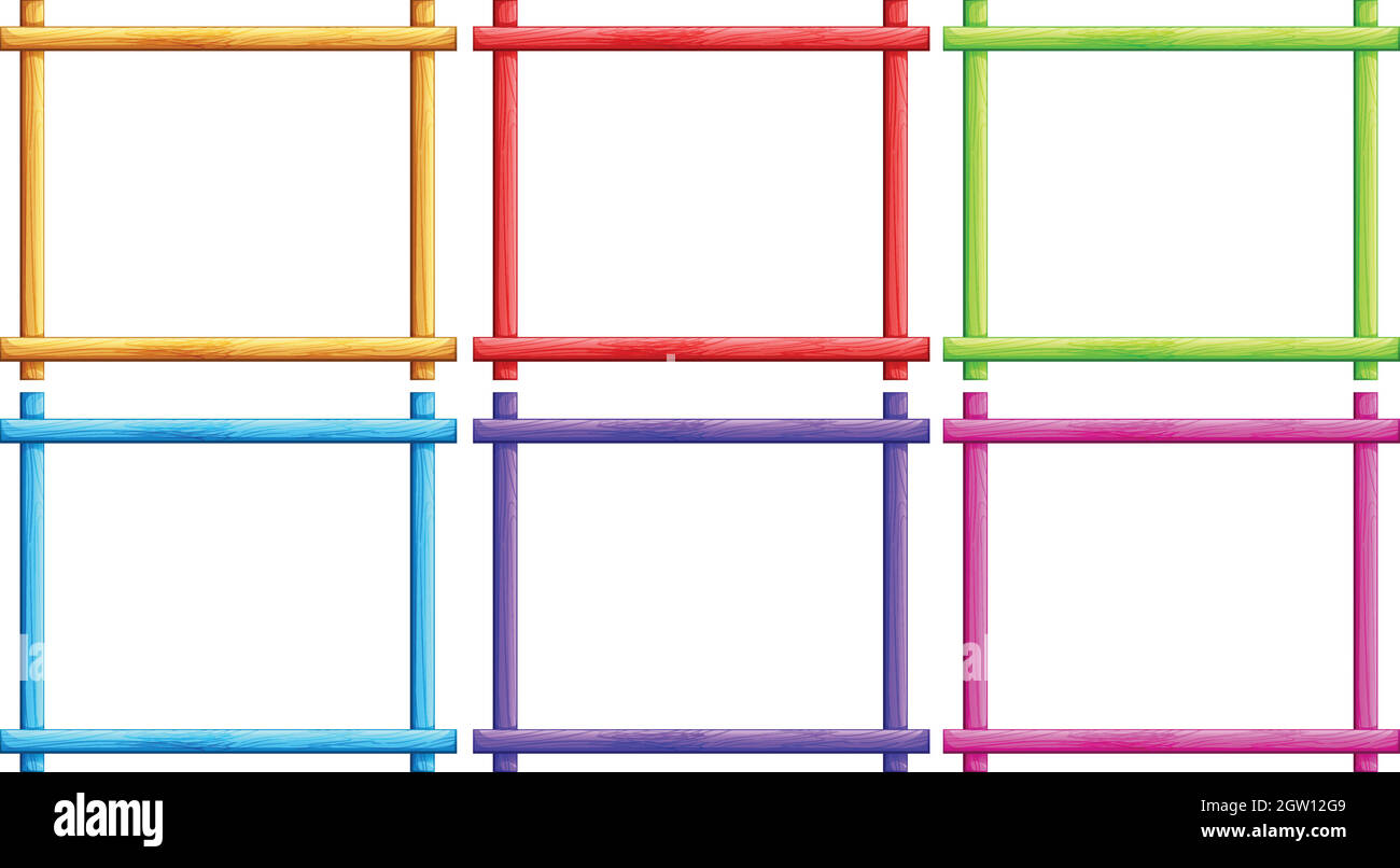 Red frames Stock Vector Images - Alamy