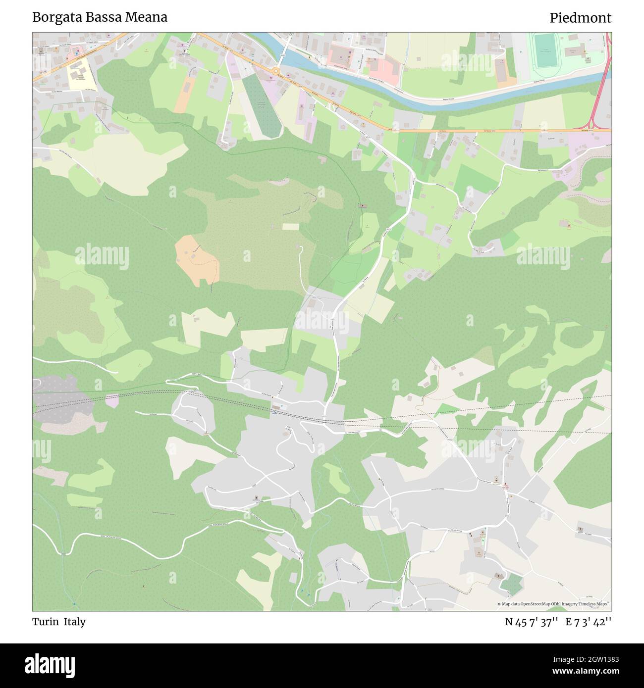 Borgata Bassa Meana, Turin, Italy, Piedmont, N 45 7' 37'', E 7 3' 42 ...