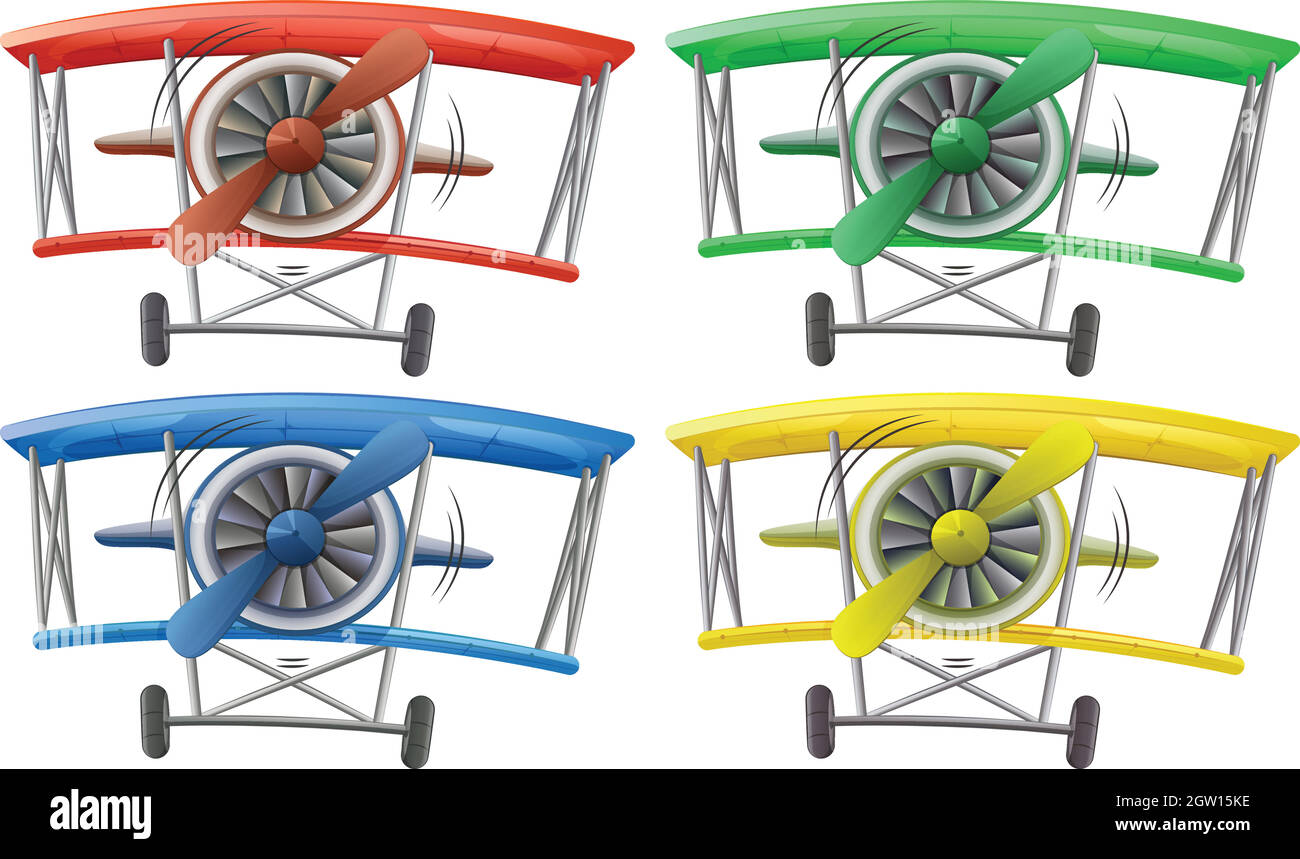 Airplanes different Stock Vector Images - Alamy