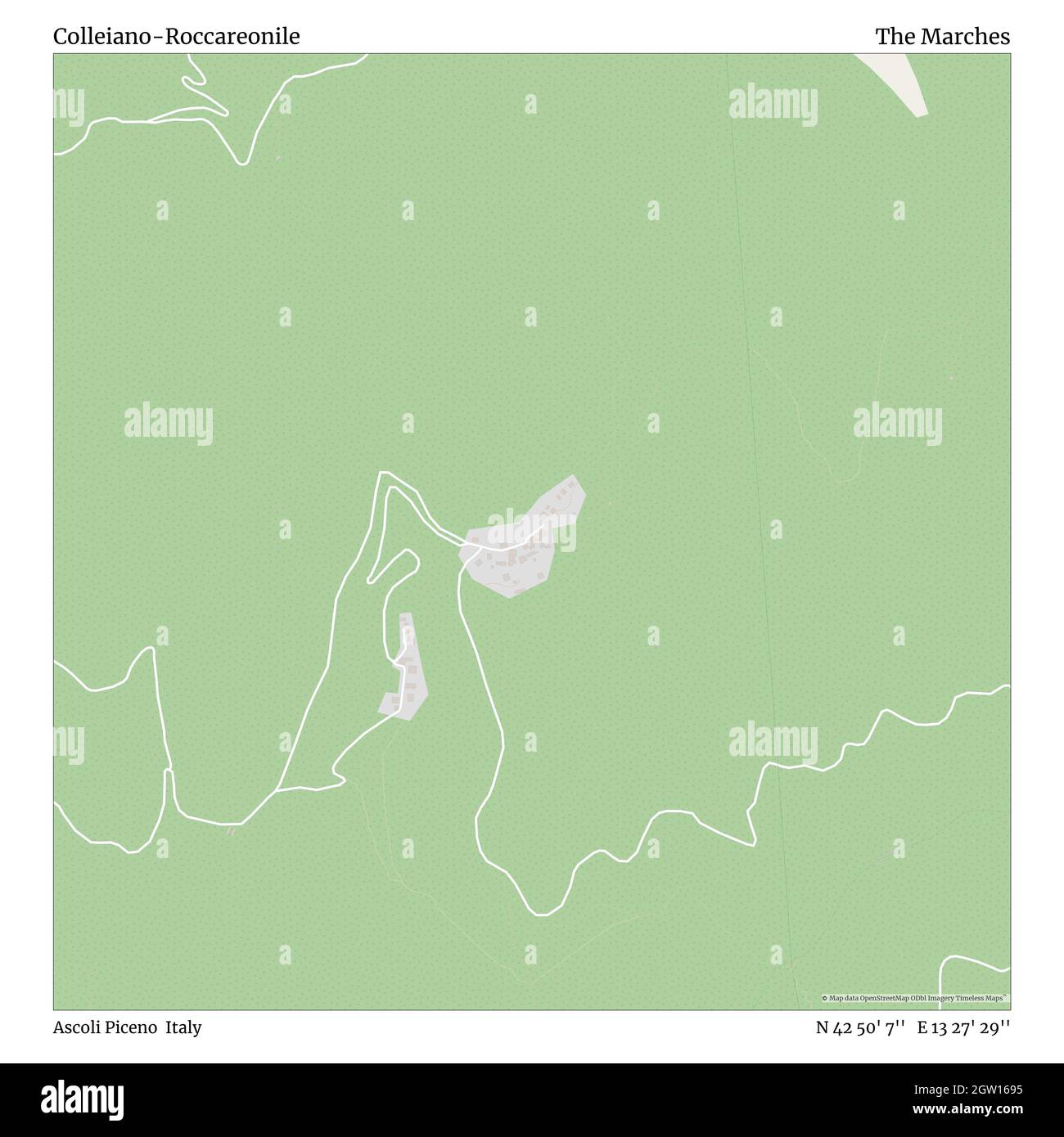 Colleiano-Roccareonile, Ascoli Piceno, Italy, The Marches, N 42 50' 7 ...