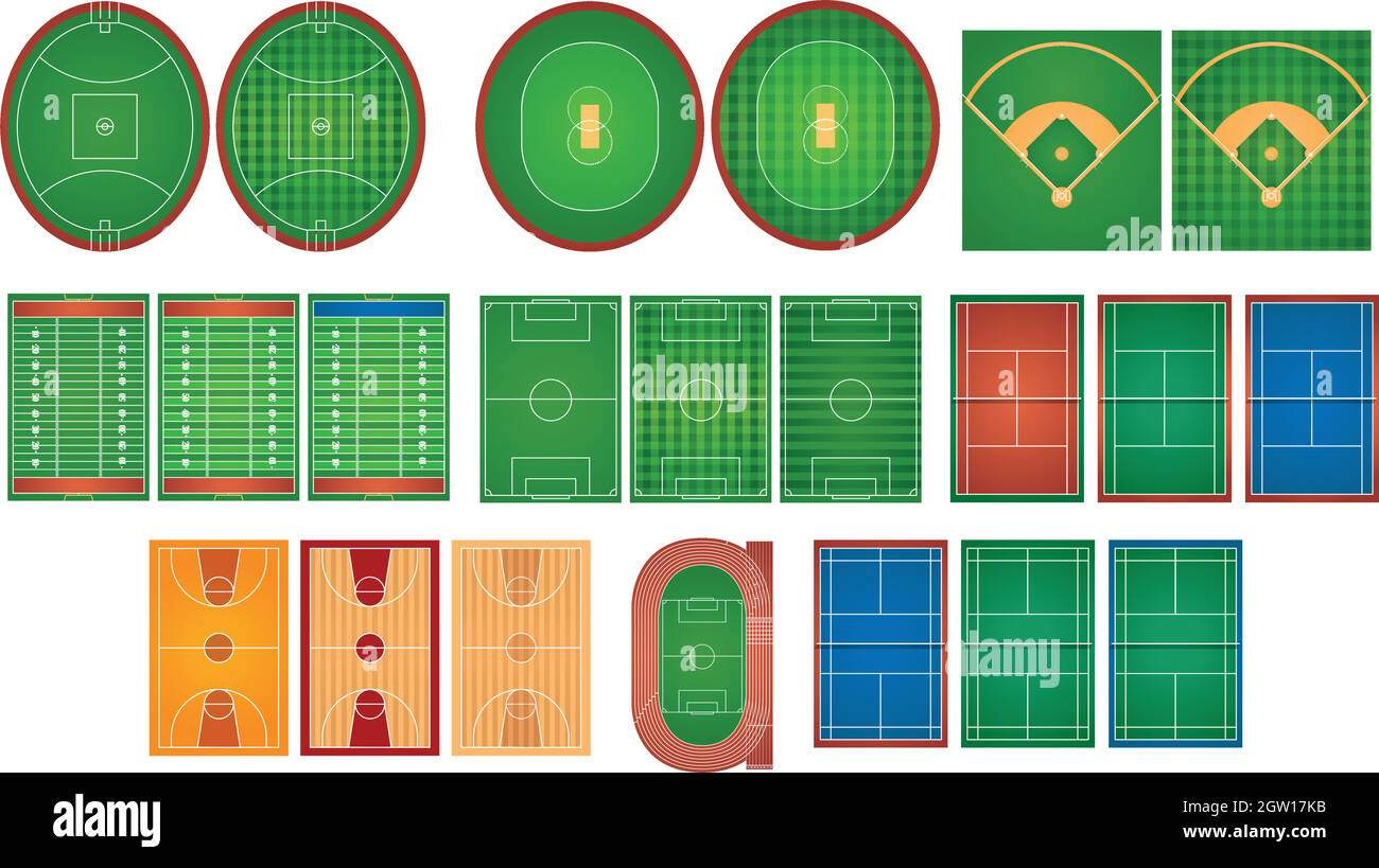 Basketball court diagram hi-res stock photography and images - Alamy