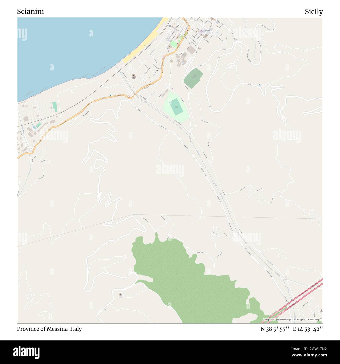 Messina Map Sicily High Resolution Stock Photography and Images - Alamy