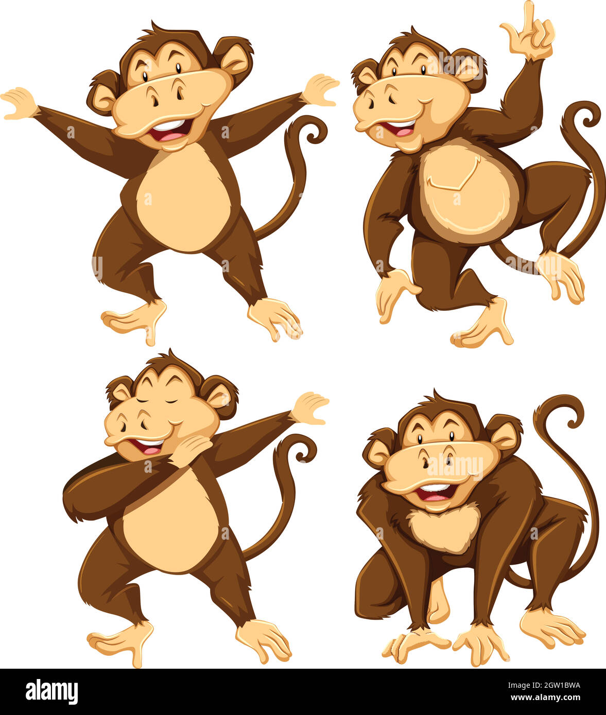 Different pose Stock Vector Images - Alamy