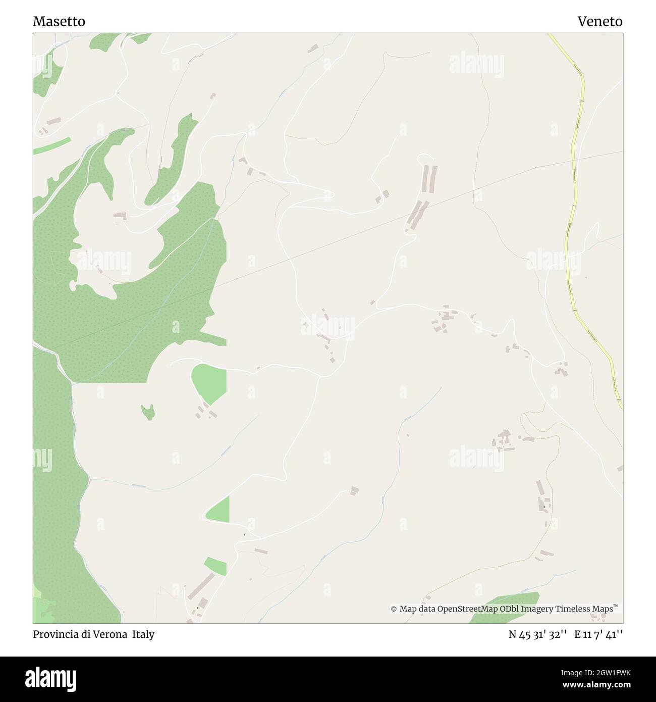 Masetto, Provincia di Verona, Italy, Veneto, N 45 31' 32'', E 11 7' 41 ...