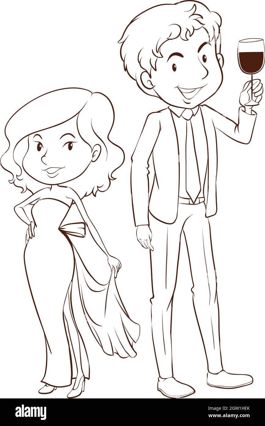 Boy dress a girl Stock Vector Images - Alamy