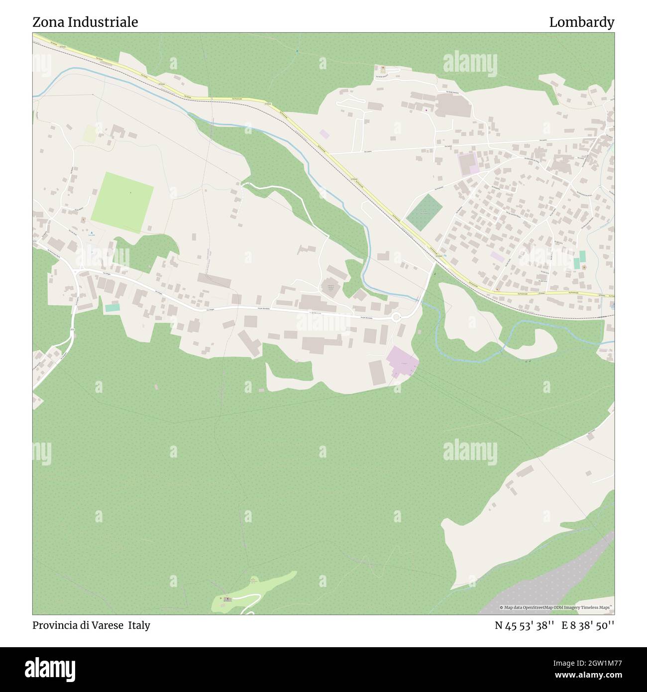Map of varese hi-res stock photography and images - Alamy