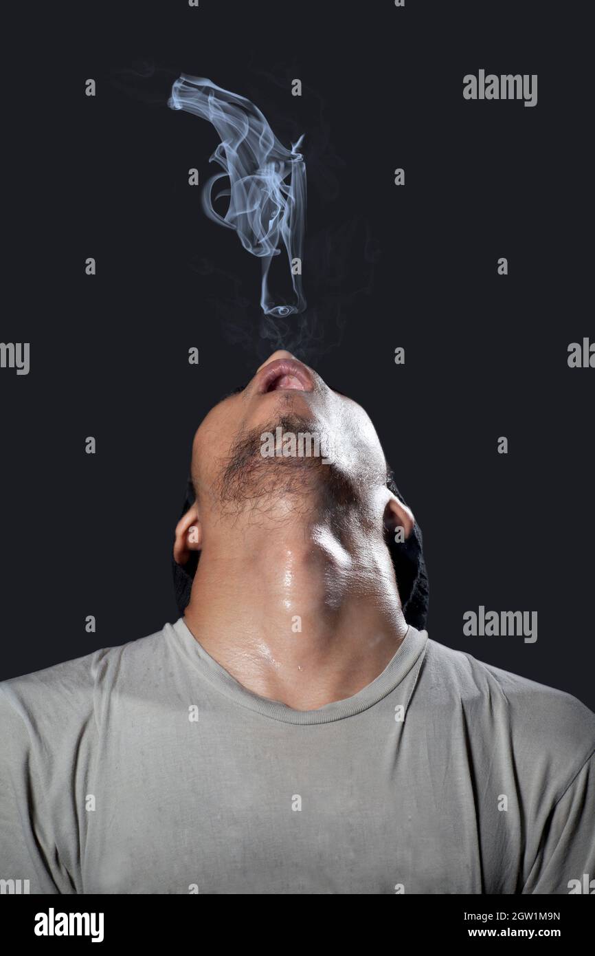 Gun smoke cut out hi-res stock photography and images - Alamy