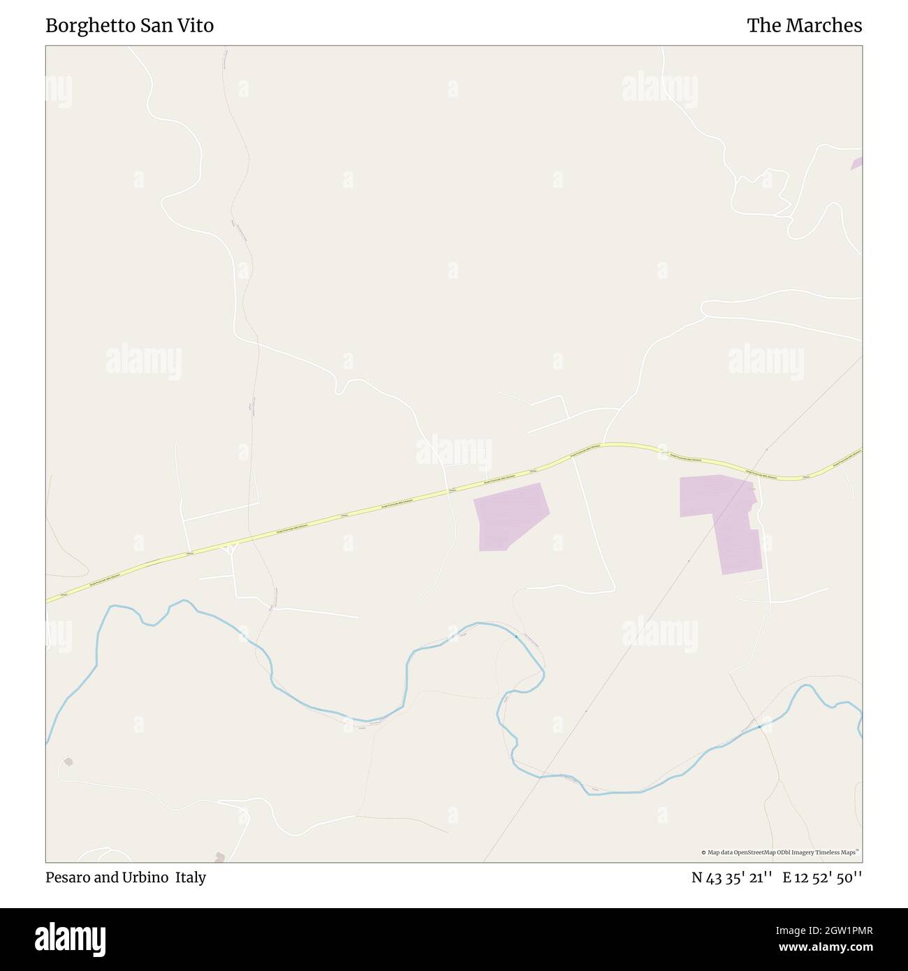 Borghetto San Vito, Pesaro and Urbino, Italy, The Marches, N 43 35' 21 ...