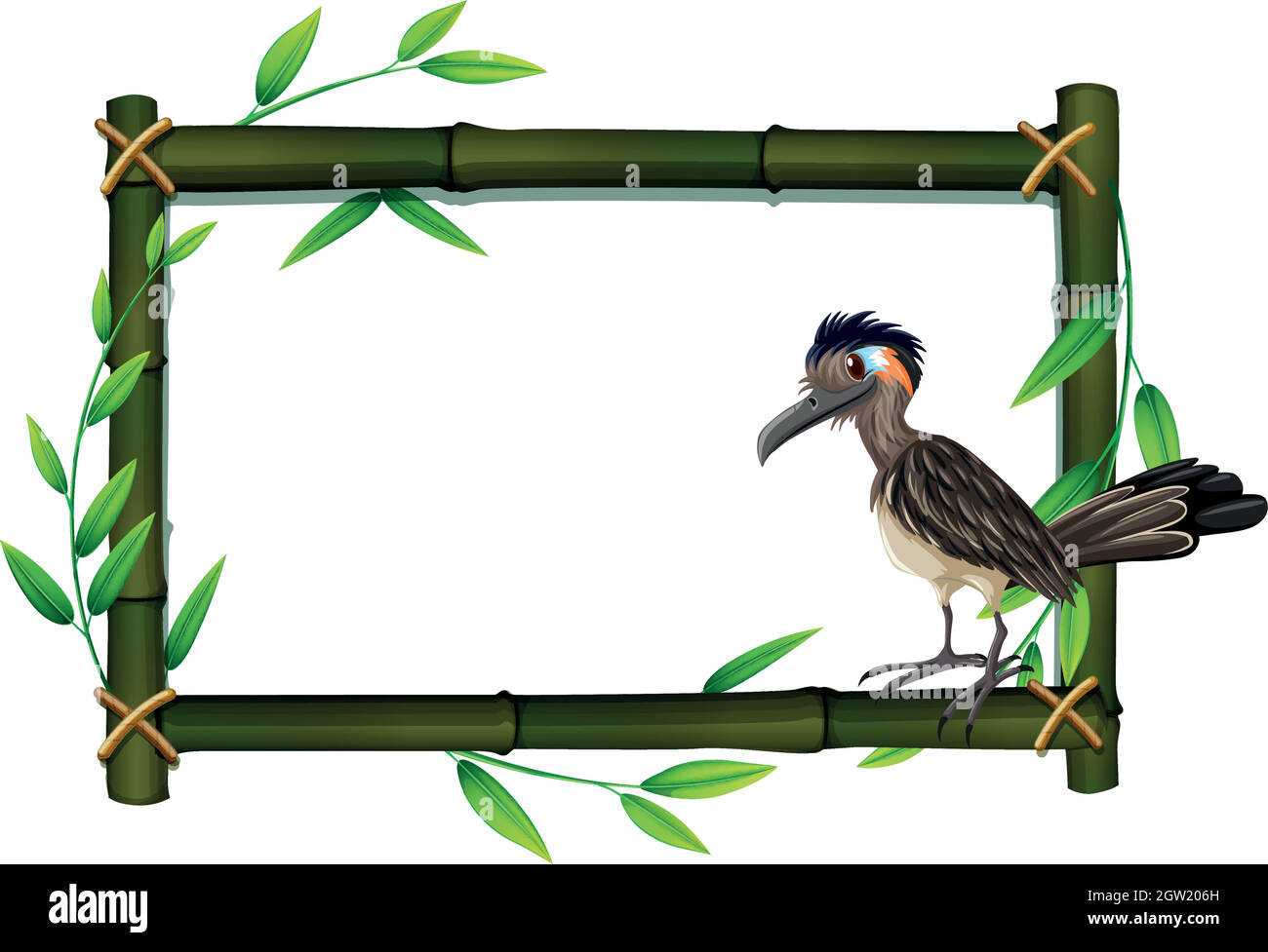 Bamboo border clipart hi-res stock photography and images - Alamy