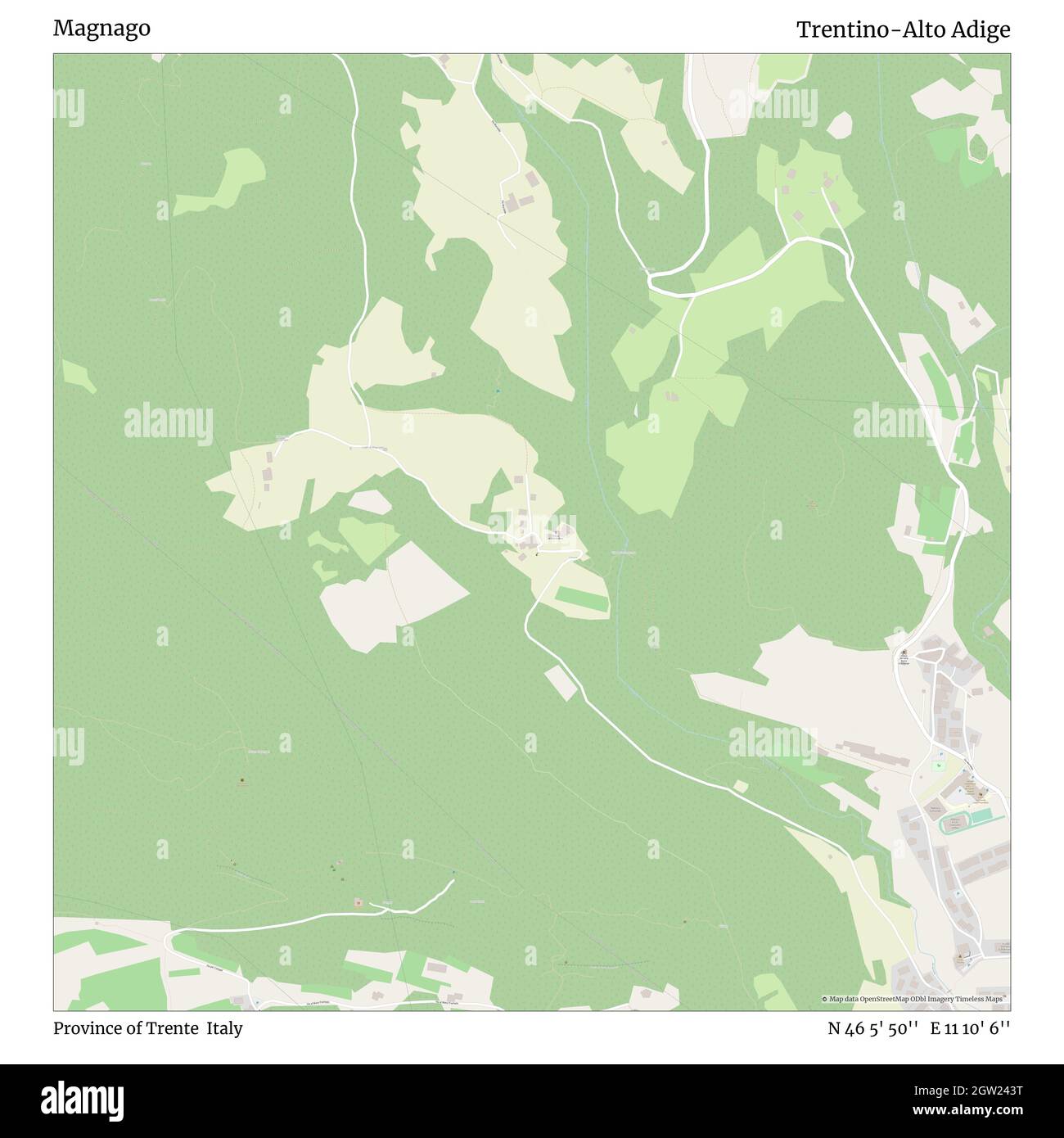 Magnago, Province of Trente, Italy, Trentino-Alto Adige, N 46 5' 50 ...