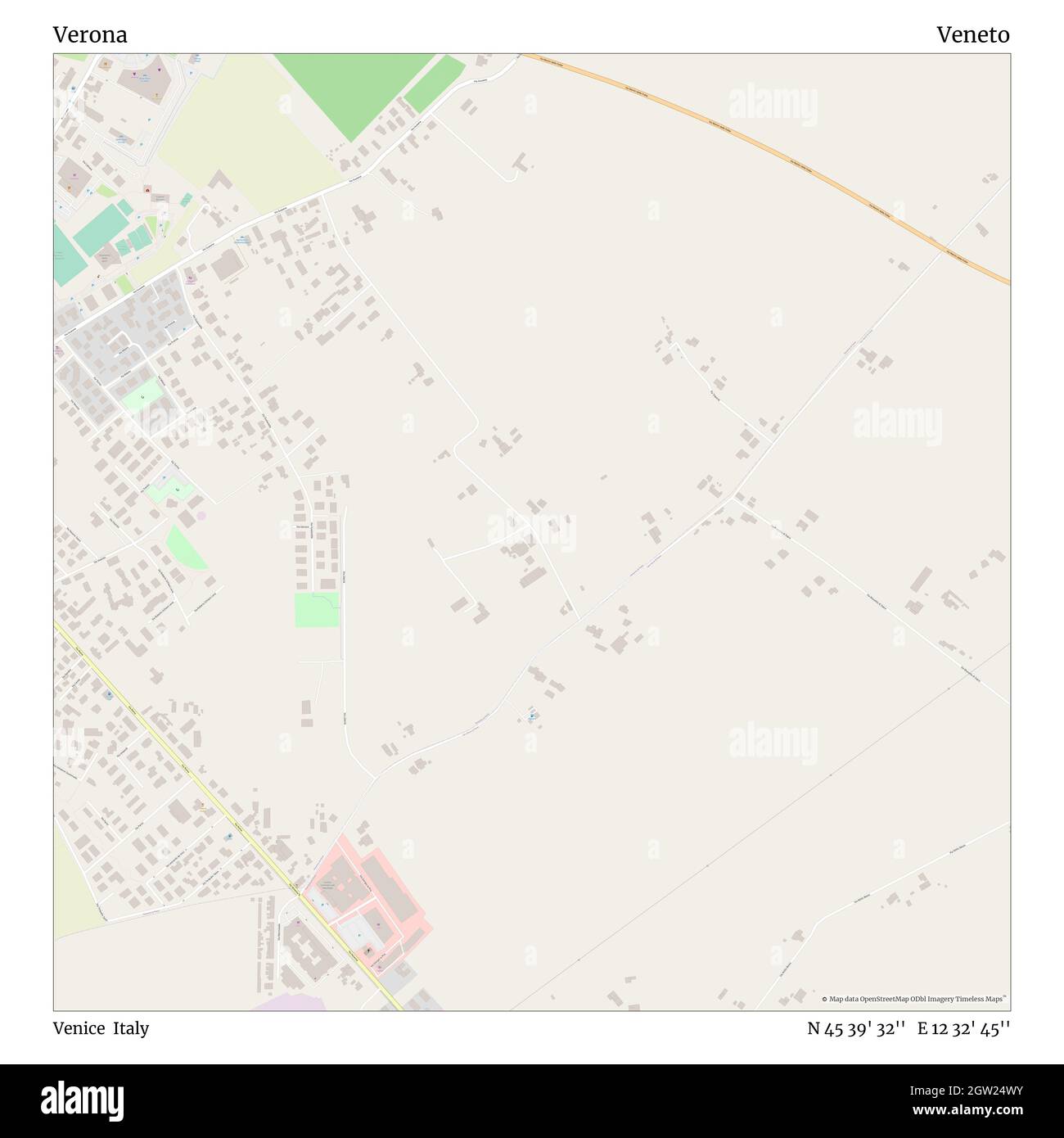 Map of verona hi-res stock photography and images - Alamy