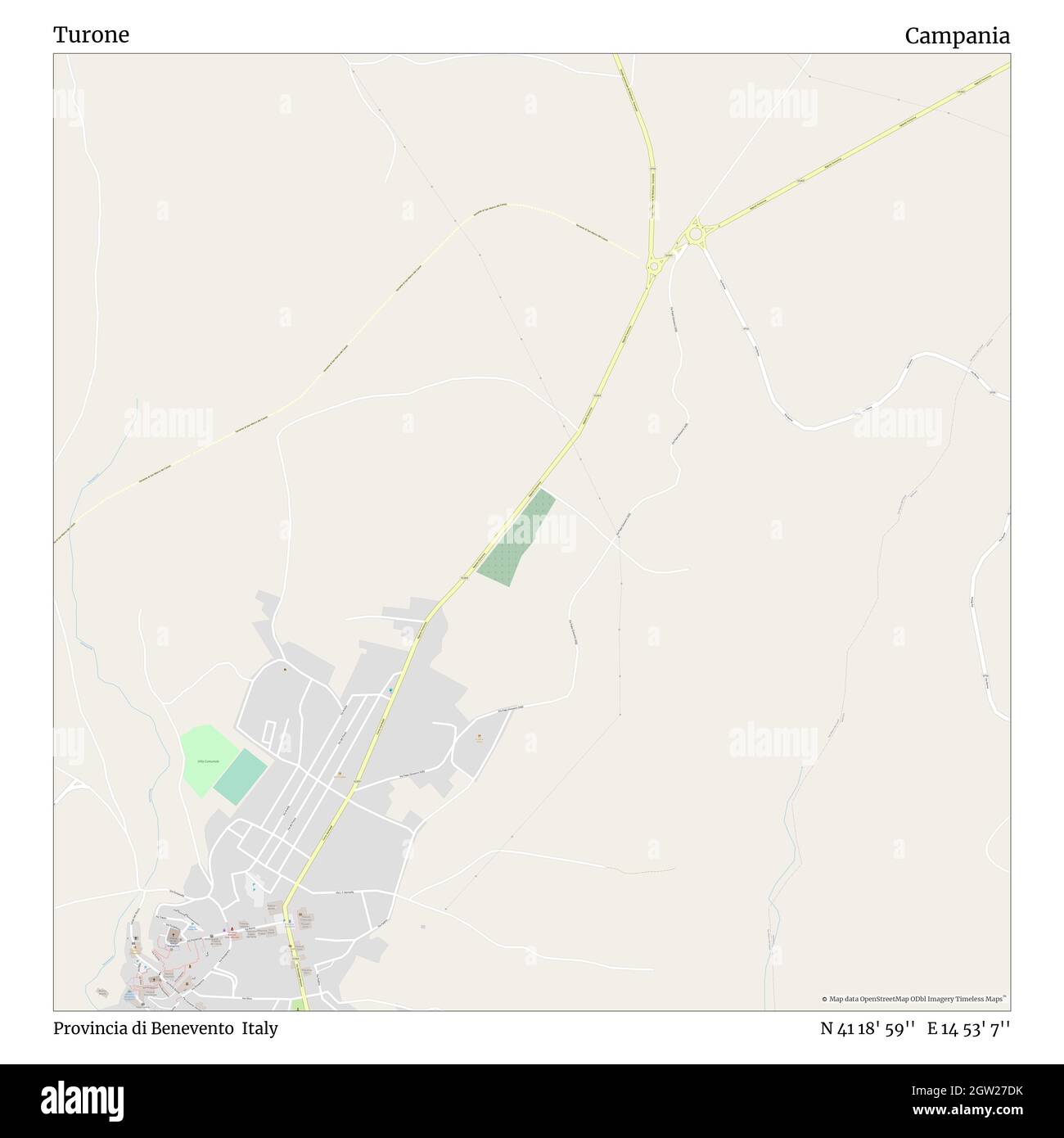 Turone, Provincia di Benevento, Italy, Campania, N 41 18' 59'', E 14 53 ...