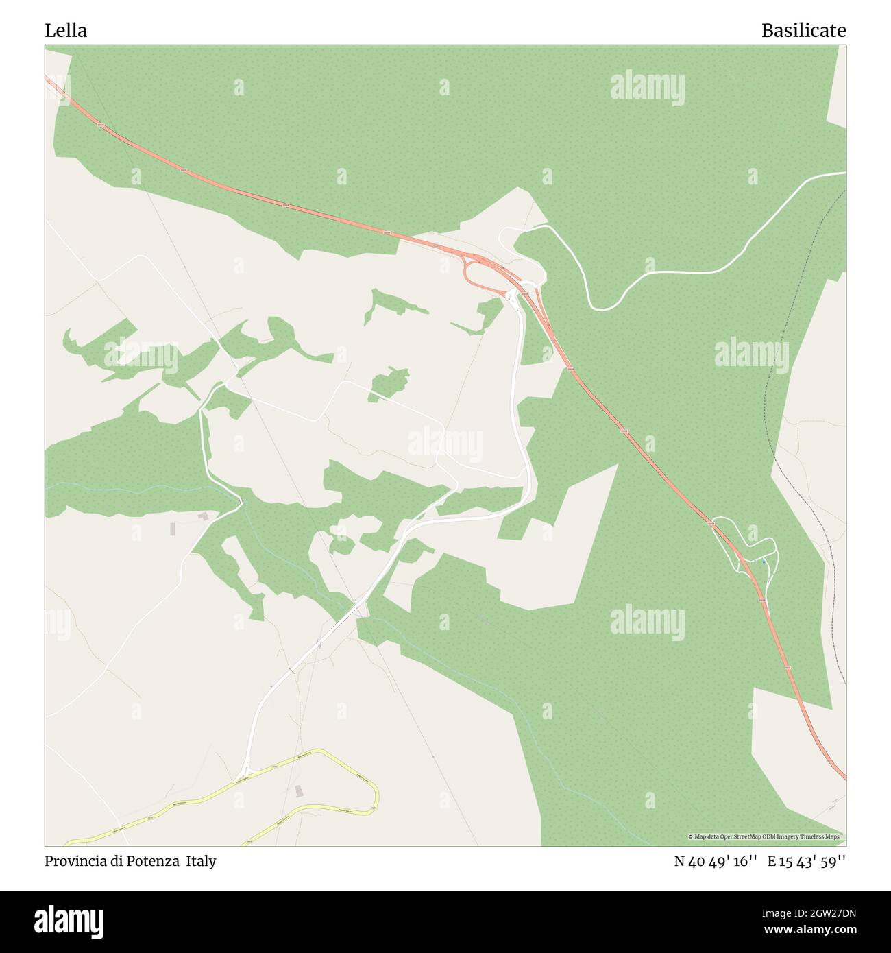 Lella, Provincia di Potenza, Italy, Basilicate, N 40 49' 16'', E 15 43 ...