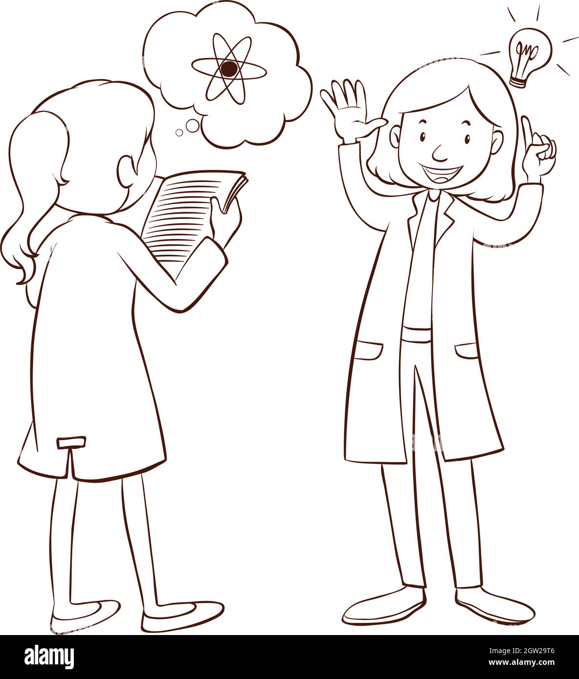 Scientists science Stock Vector Images - Alamy