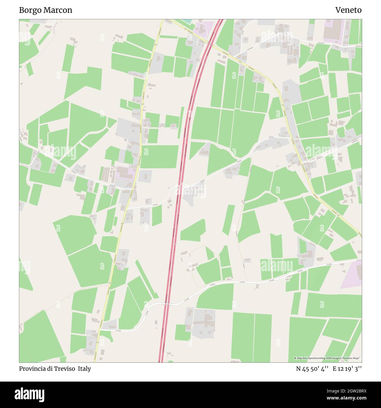 Borgo Marcon, Provincia di Treviso, Italy, Veneto, N 45 50' 4'', E 12 ...