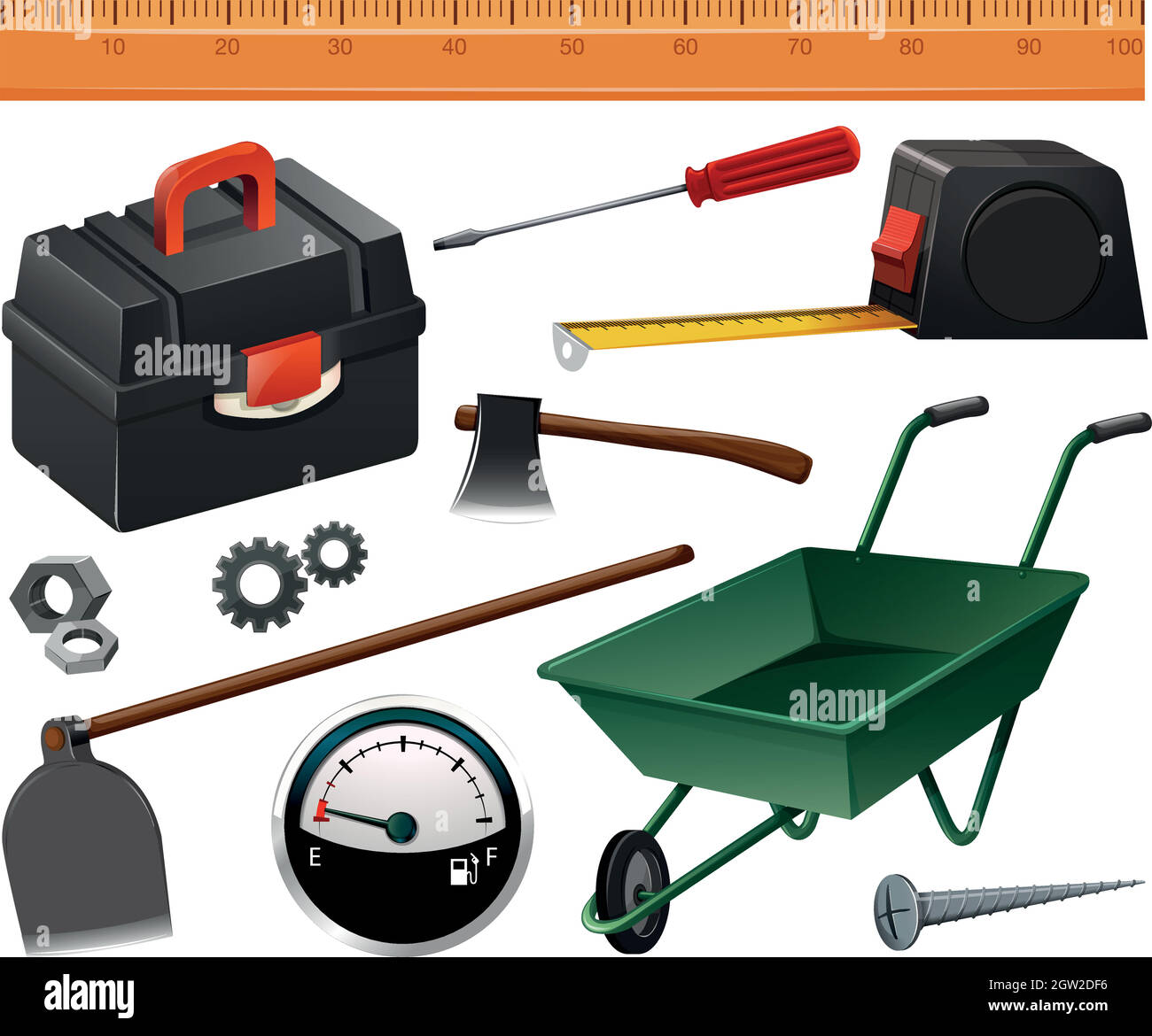 Construction tools graphic Stock Vector Images - Alamy