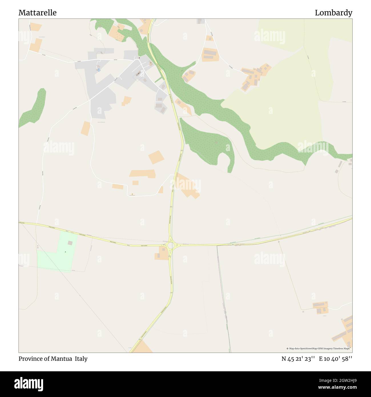 Map of mantua Cut Out Stock Images & Pictures - Alamy