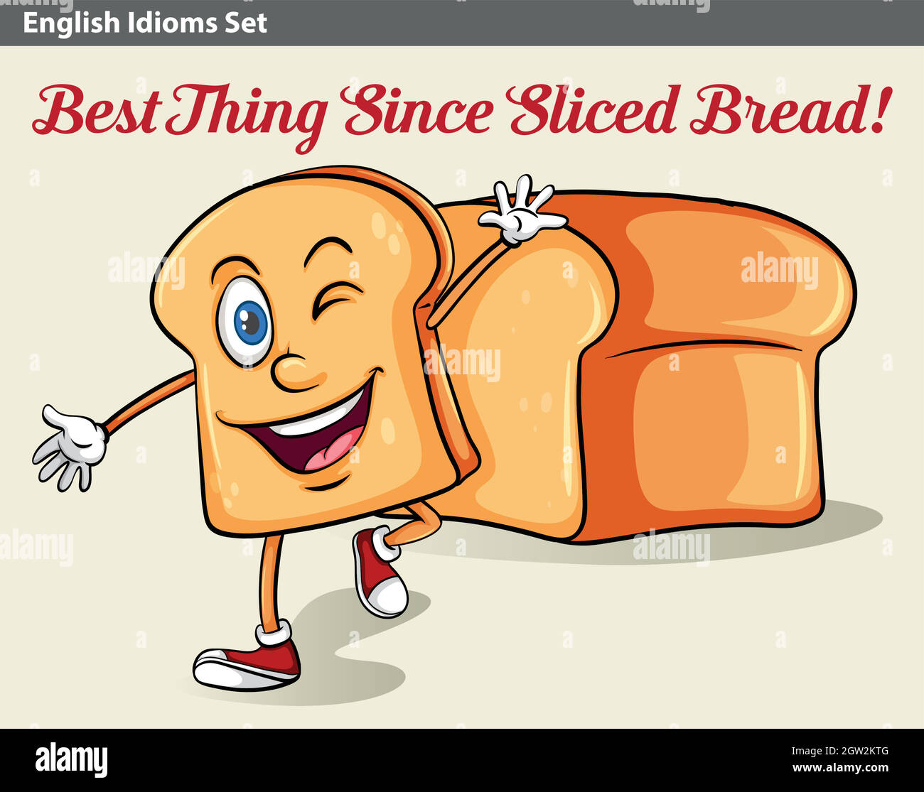 Slices bread sliced bread Stock Vector Images - Alamy