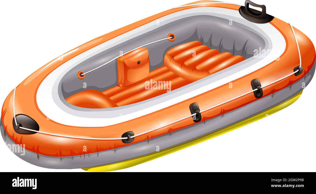 Rubber raft floating on Cut Out Stock Images & Pictures - Alamy