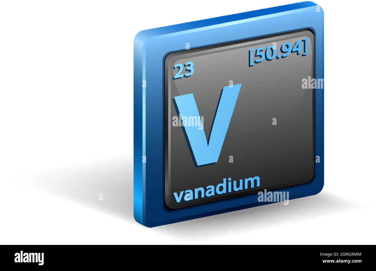 Vanadium atomic structure hi-res stock photography and images - Alamy