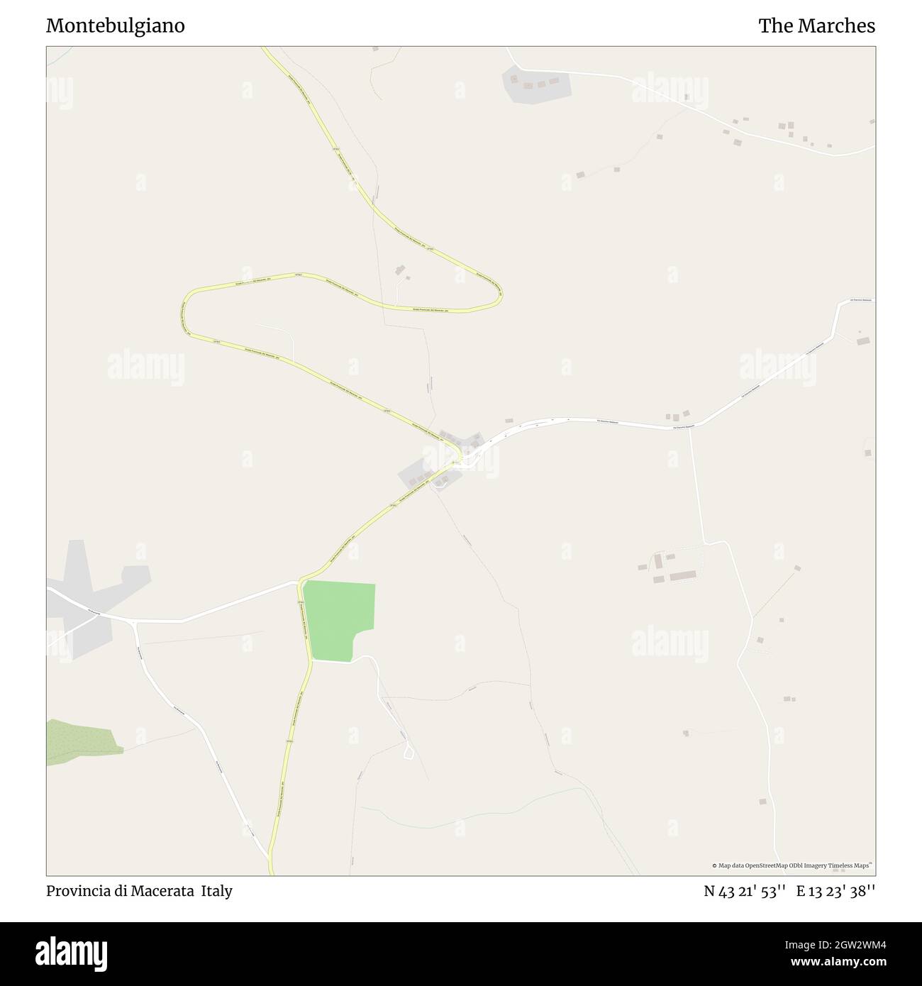 Montebulgiano, Provincia di Macerata, Italy, The Marches, N 43 21' 53 ...