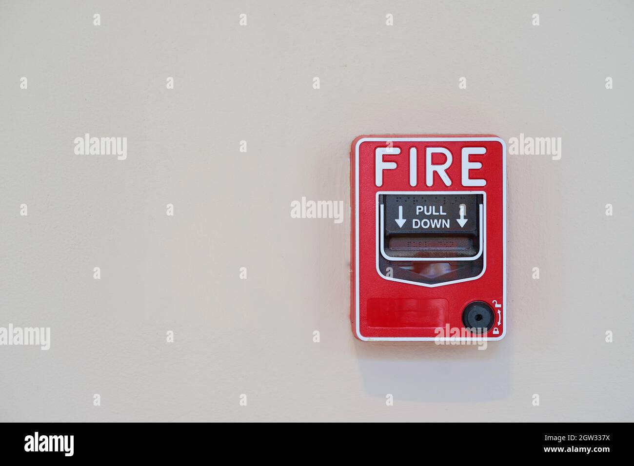 Damaged fire alarm hi-res stock photography and images - Alamy