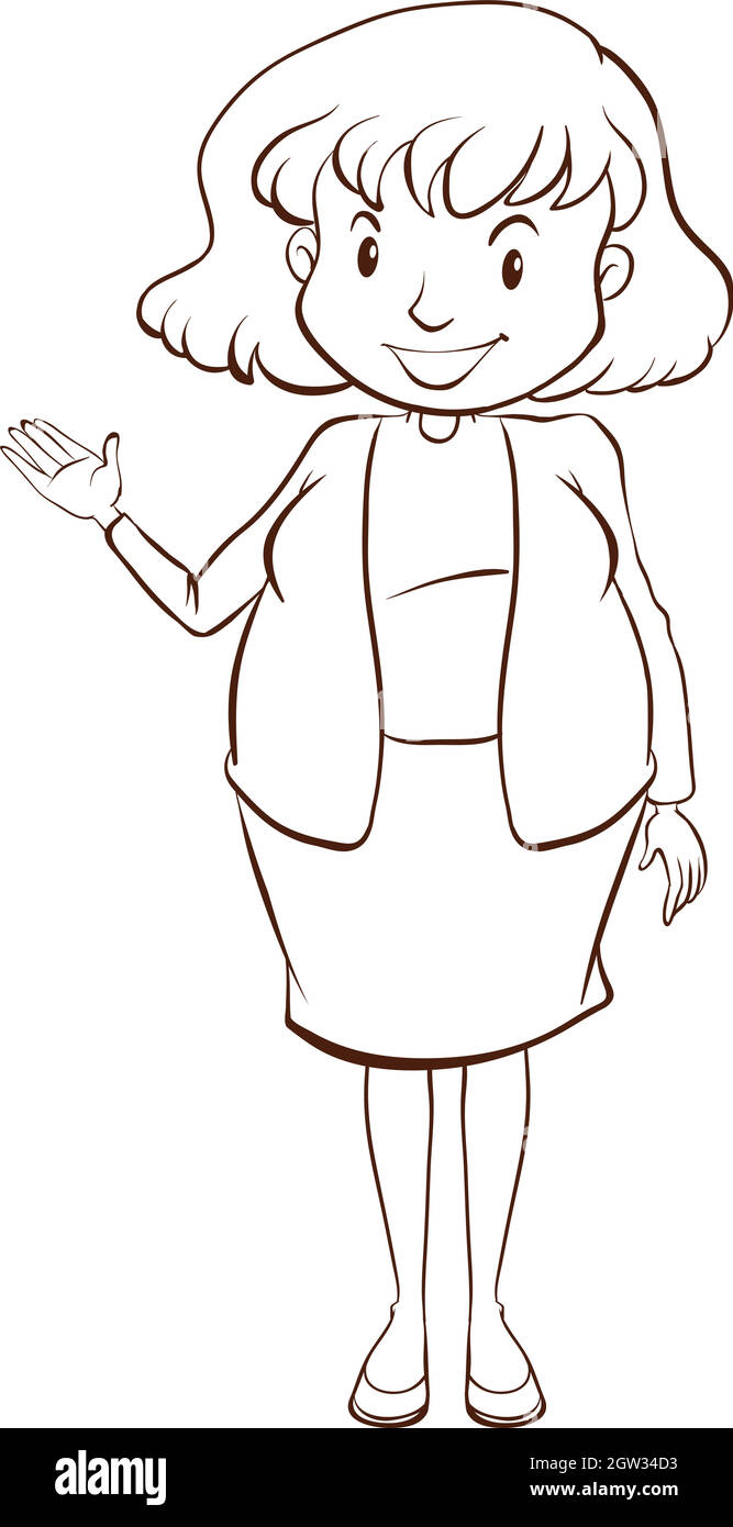 Doodle knowledge person sketch Stock Vector Images - Alamy