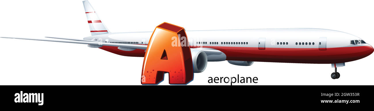 A letter A for aeroplane Stock Vector Image & Art - Alamy