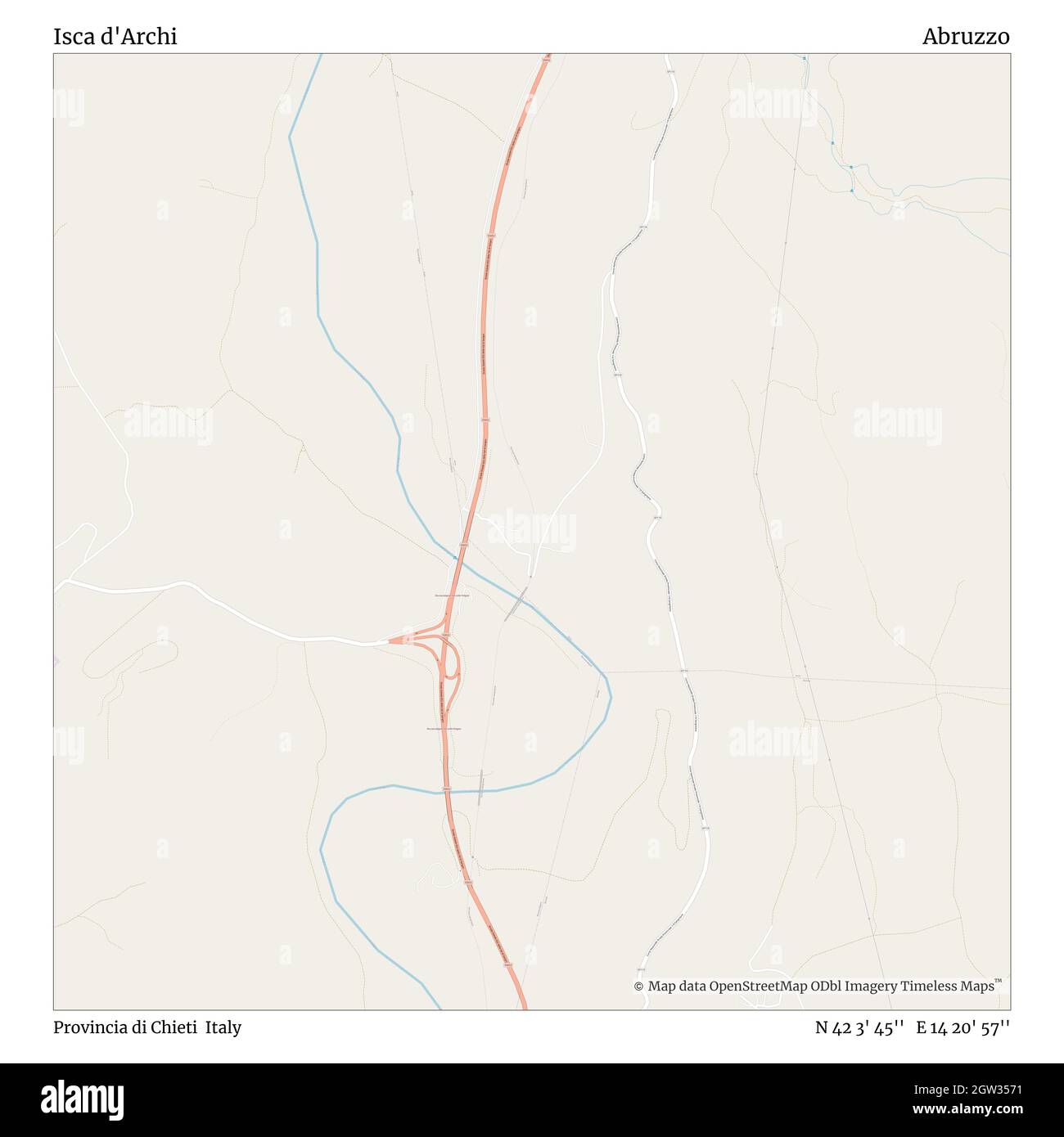 Isca d'Archi, Provincia di Chieti, Italy, Abruzzo, N 42 3' 45'', E 14 ...