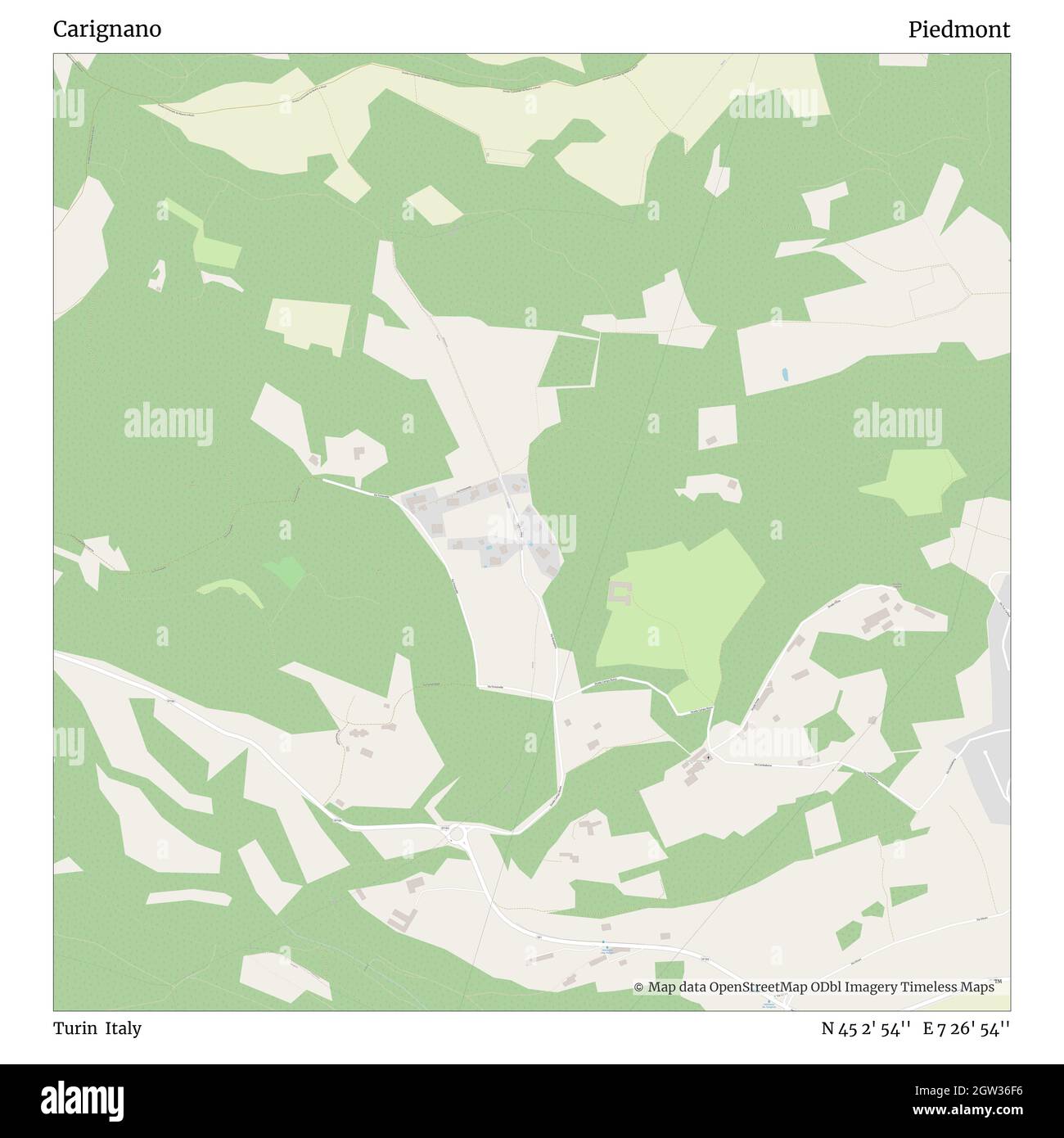 Carignano map hi-res stock photography and images - Alamy